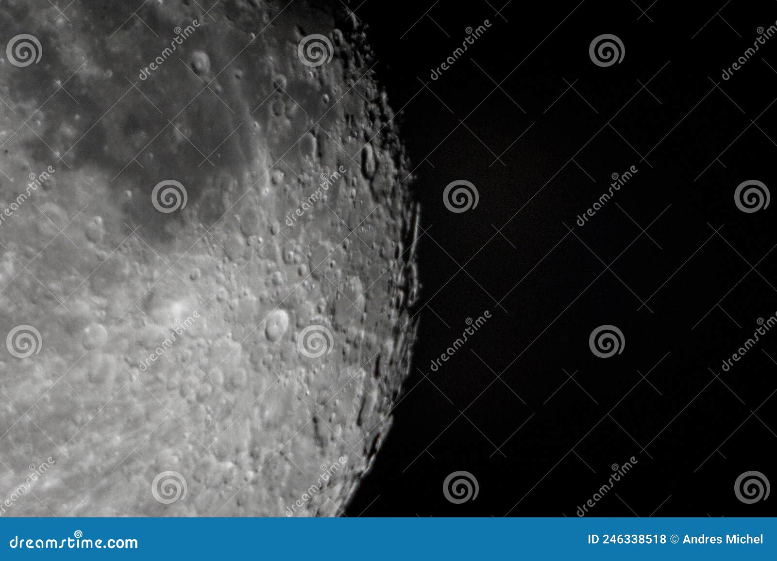 Nice Moon picture at night stock photo. Image of astronomy - 246338518