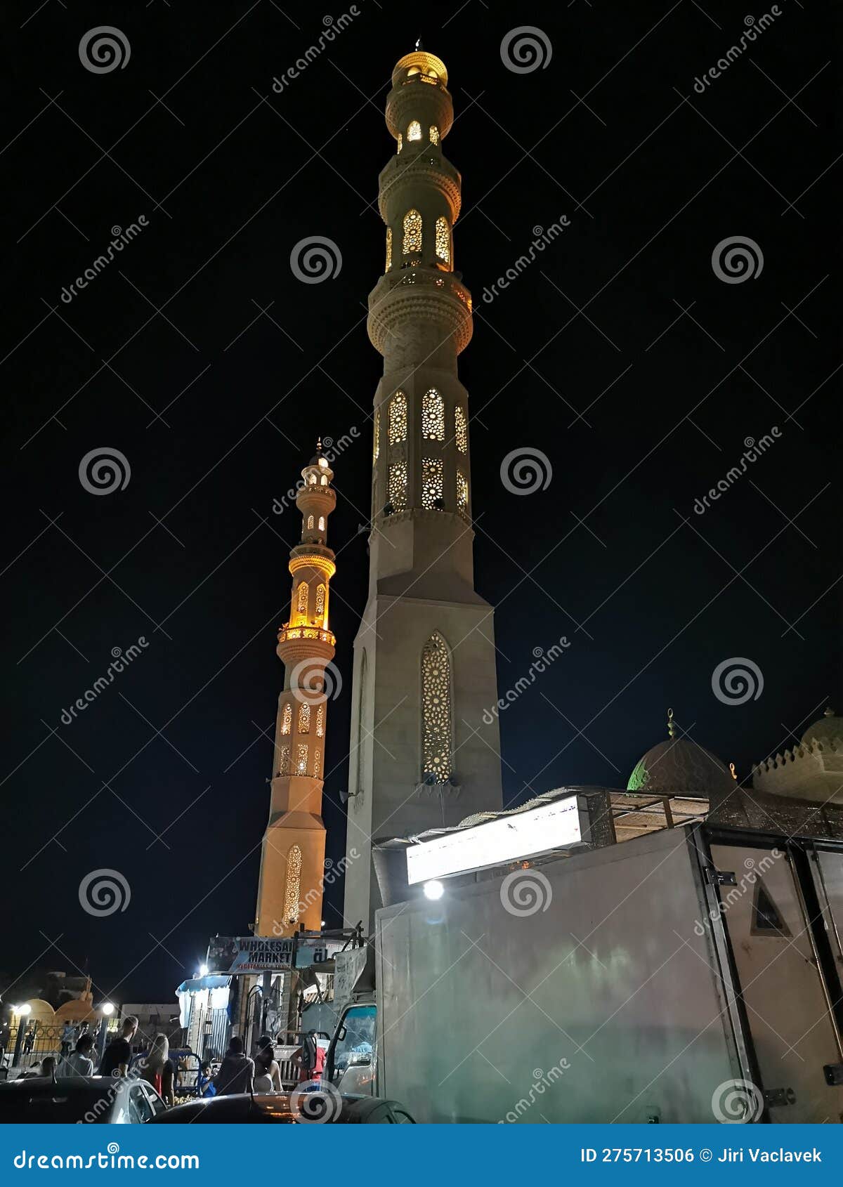 Mosque building Hurghada editorial photo. Image of tourism - 275713506