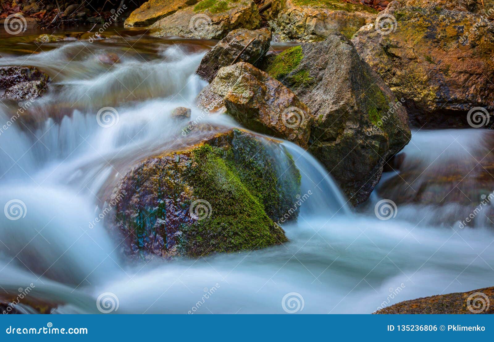 Nice mountain stream stock photo. Image of stream, environment - 135236806