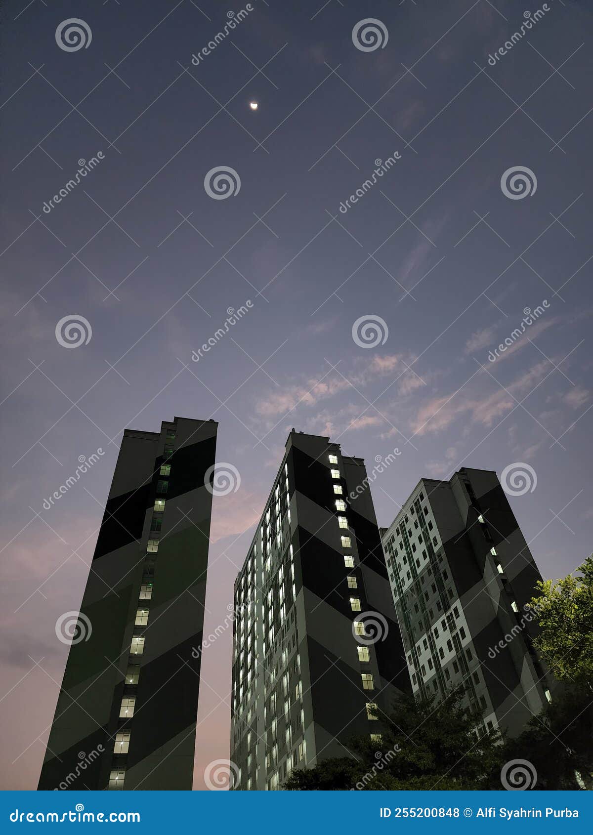 The Multiple Tower stock photo. Image of building, city - 255200848