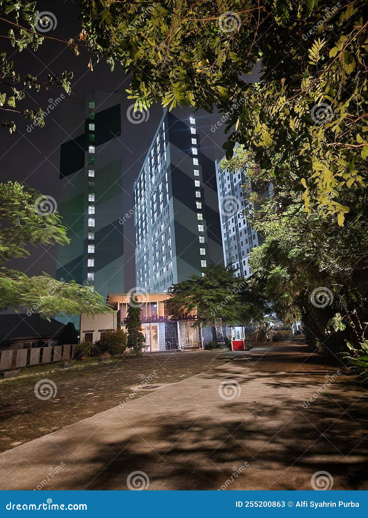 The Multiple Tower stock image. Image of condominium - 255200863