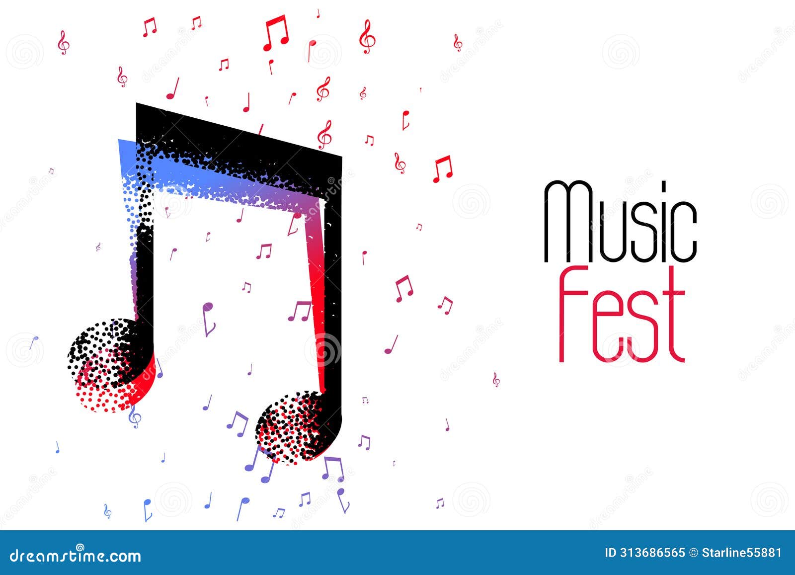 Nice Music Notes Background Design Stock Vector - Illustration of ...