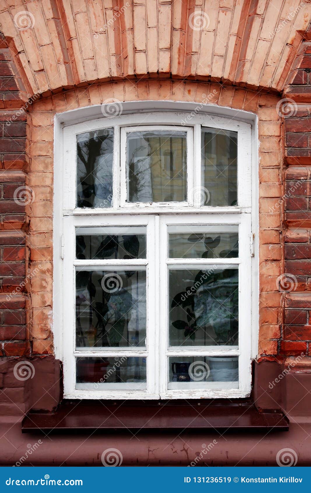 Nice Old Window stock image. Image of town, arch, reflection - 131236519