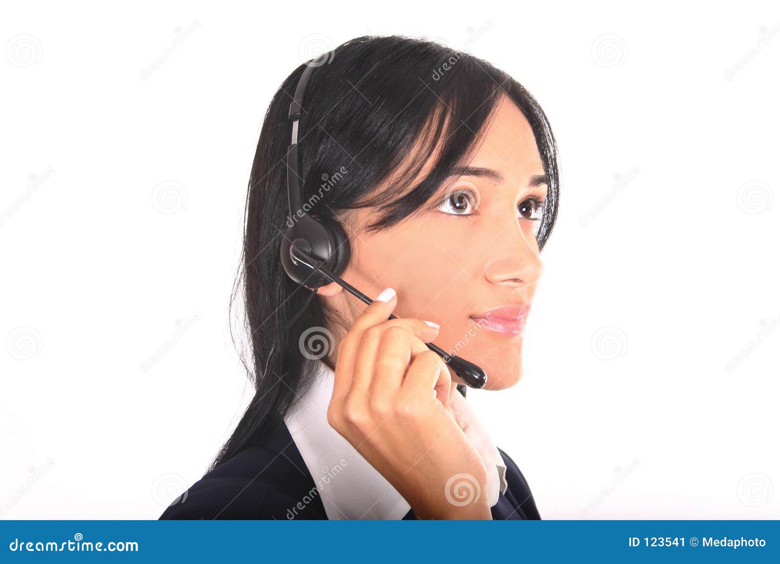 Nice operator I stock image. Image of phone, businesspeople - 123541