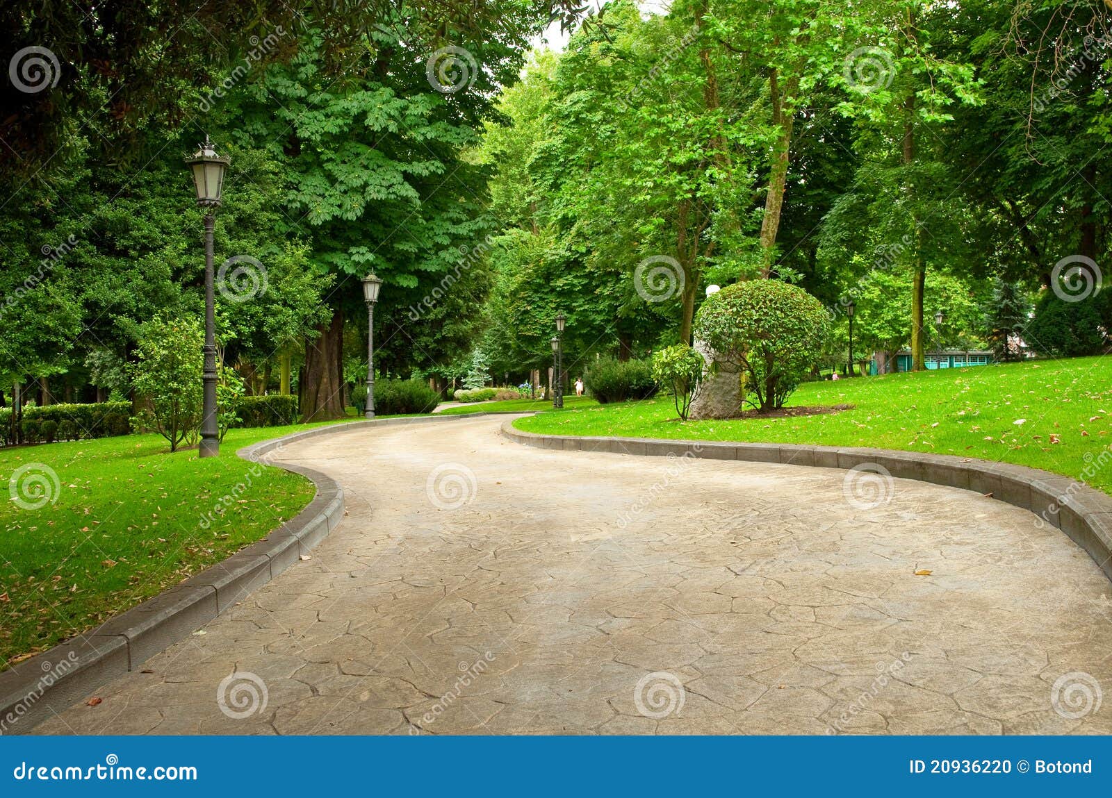 Nice park stock photo. Image of carpet, landscape, golden - 20936220