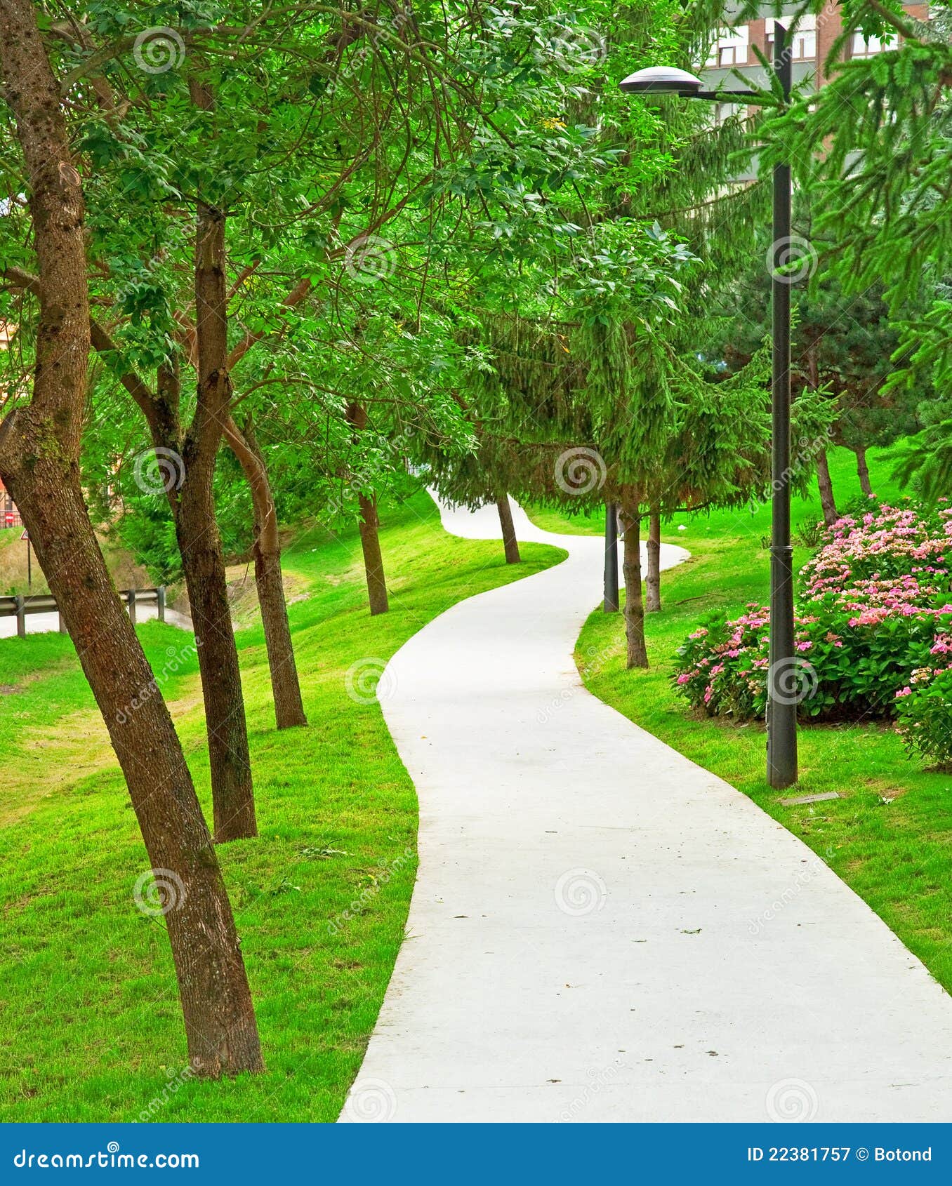 Nice park stock image. Image of nature, floral, park - 22381757