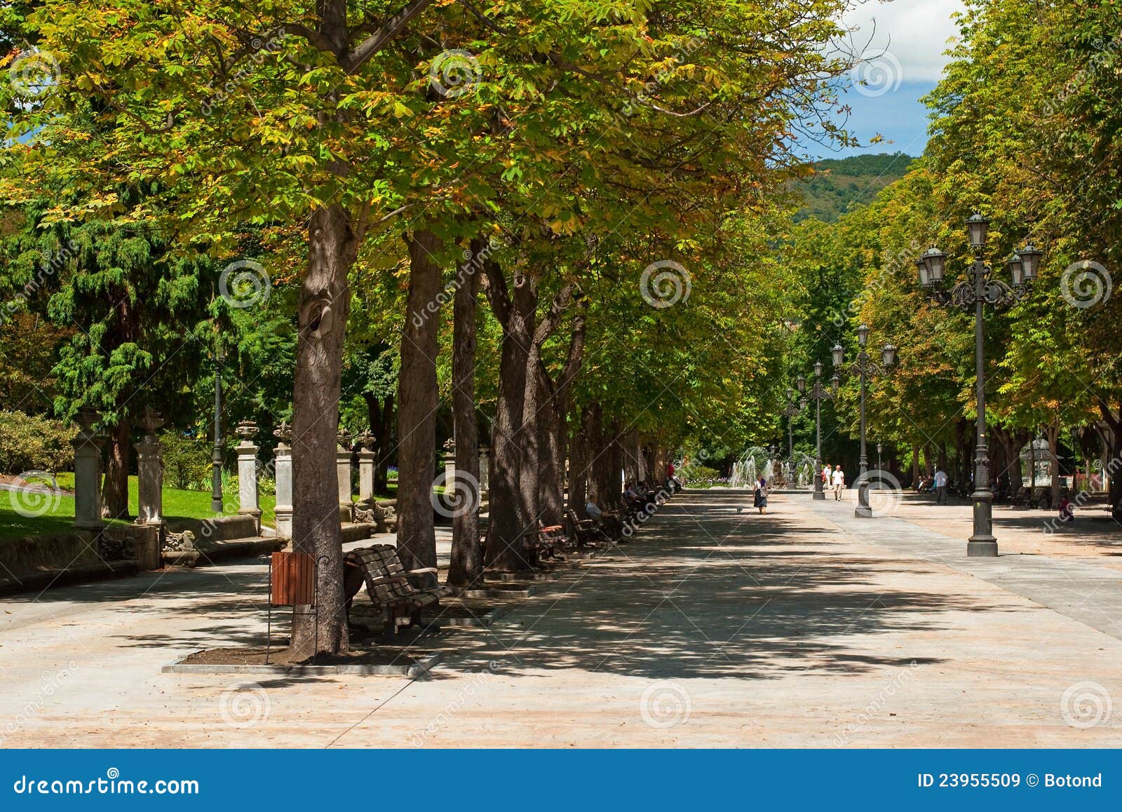 Nice park stock image. Image of park, harmony, spain - 23955509