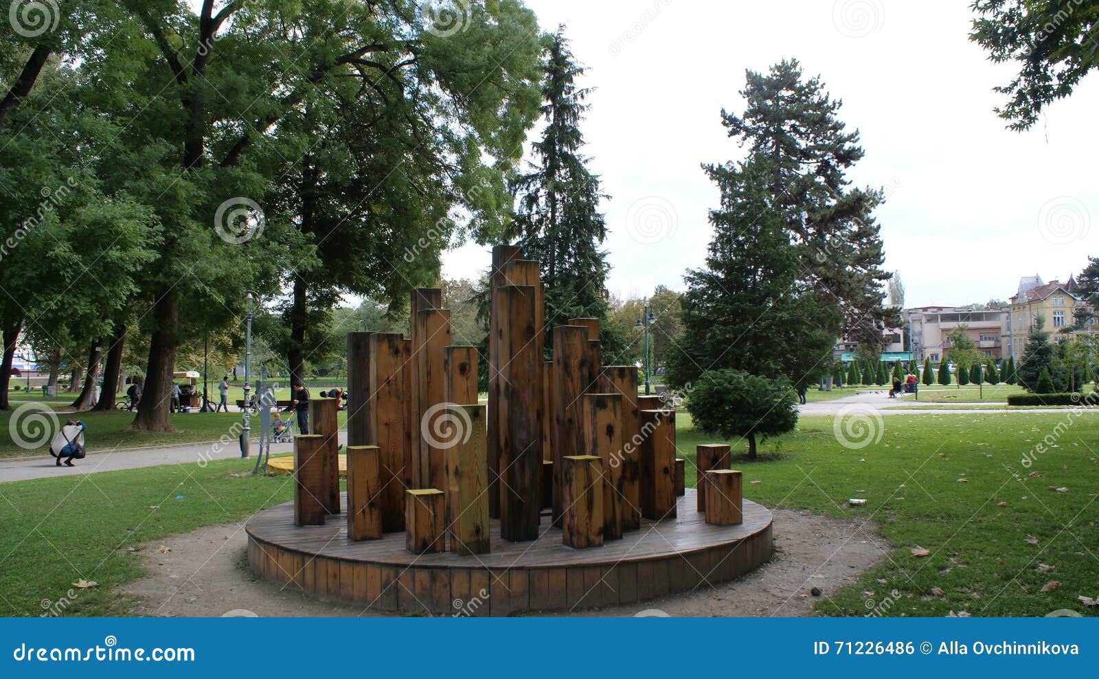 Nice Park in Macedonia, Good Weather Editorial Photo - Image of grass ...
