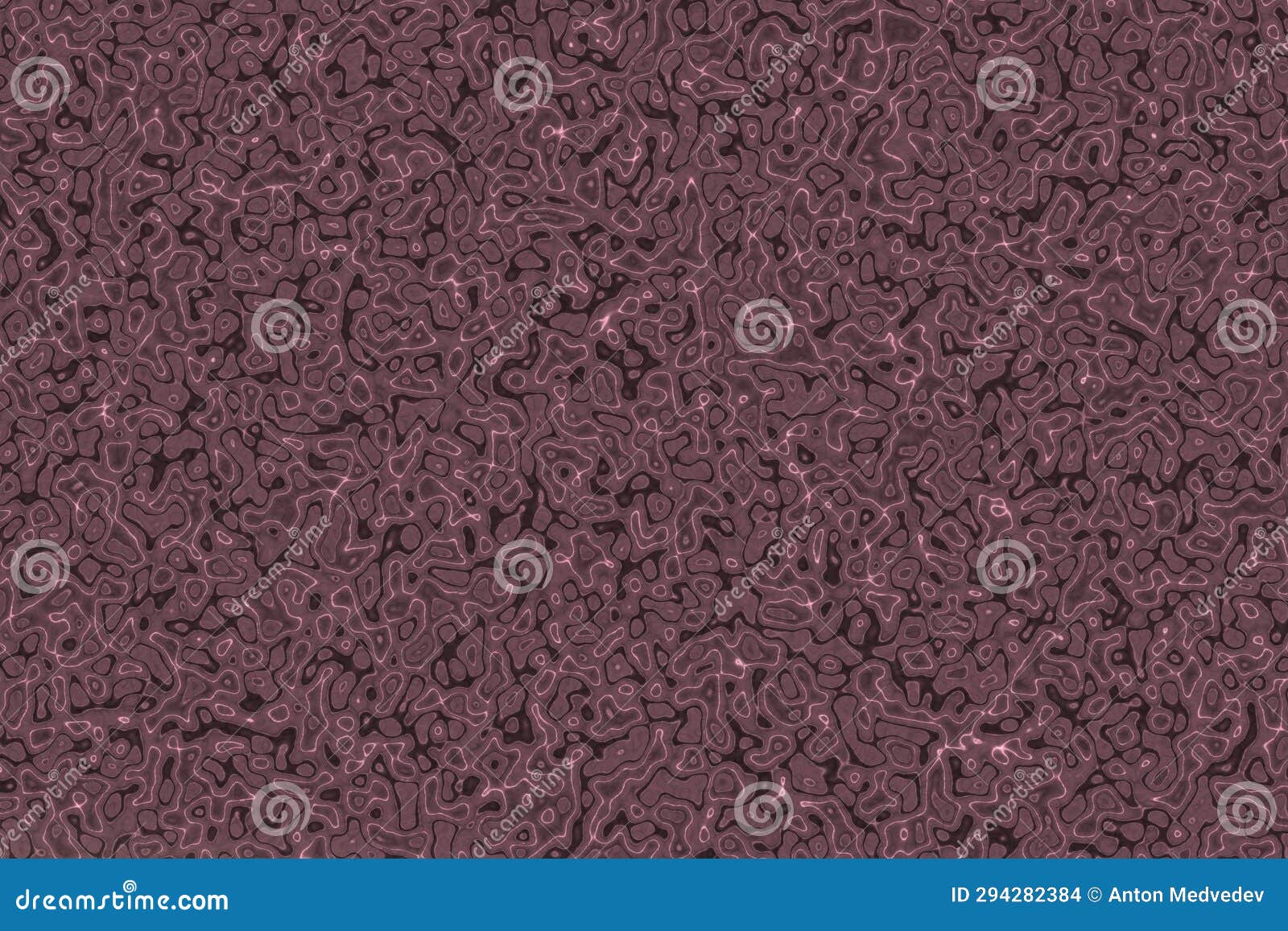 Nice Pattern with Flowing Forms Digital Art Background Illustration ...