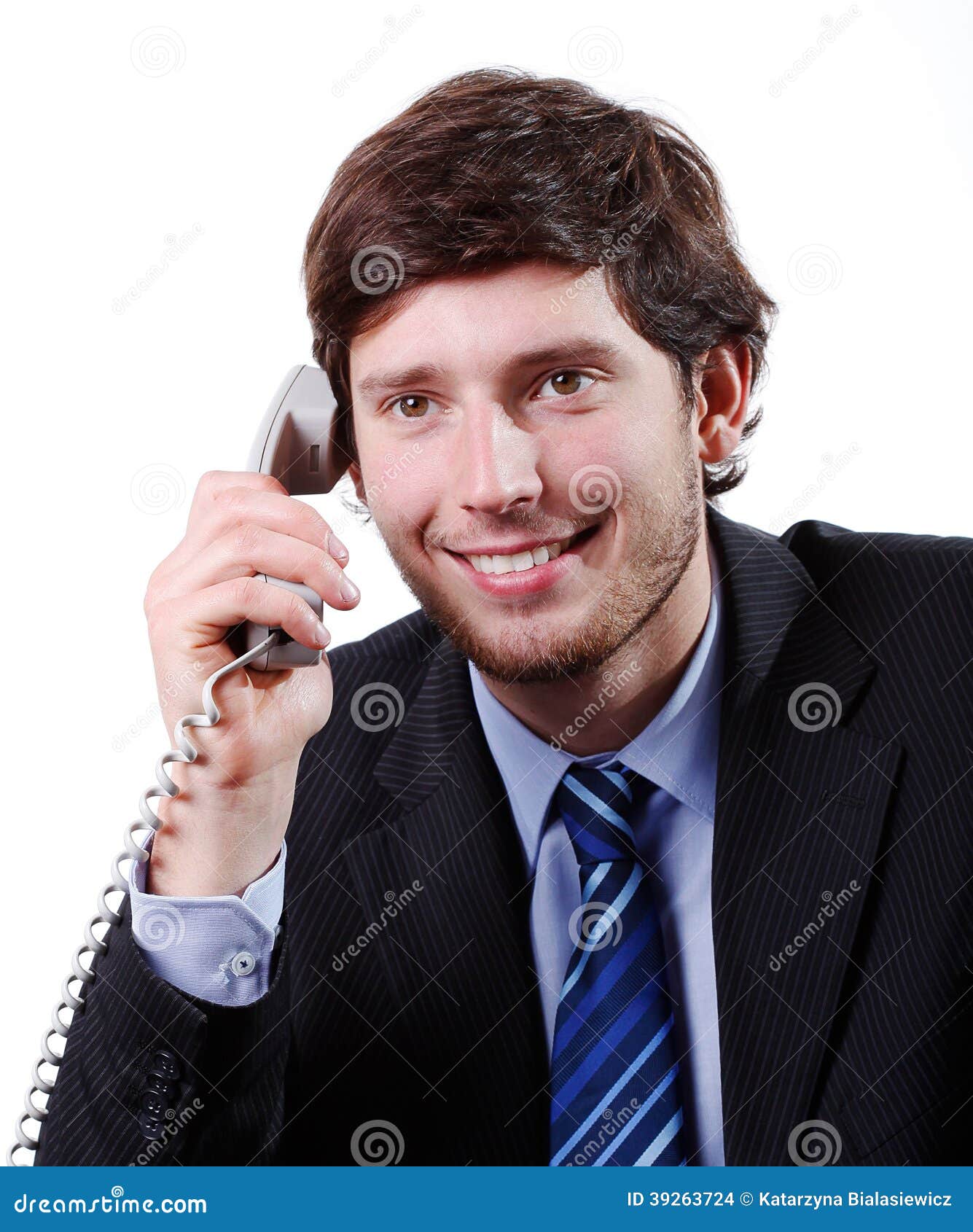 Nice phone call stock photo. Image of isolated, desk - 39263724