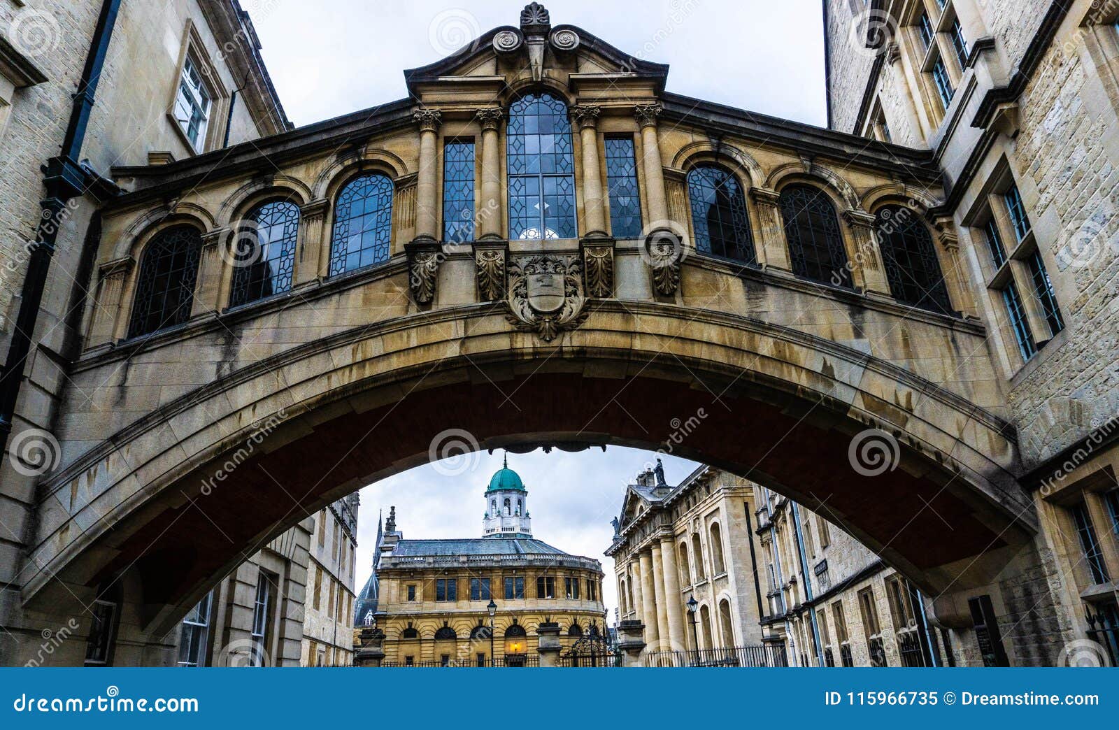 Oxford Bridge of Sighs. UK stock image. Image of oxford - 115966735