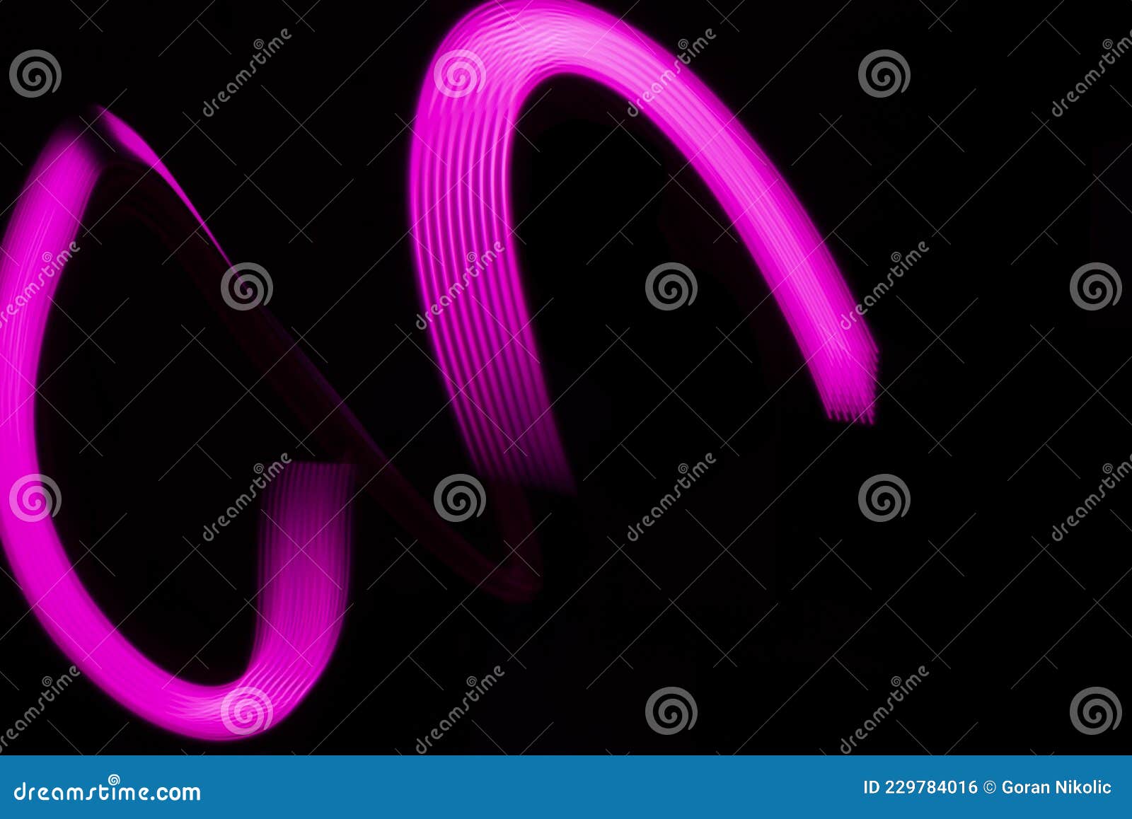 Nice Pink Lines on a Black Background Stock Photo - Image of lights ...