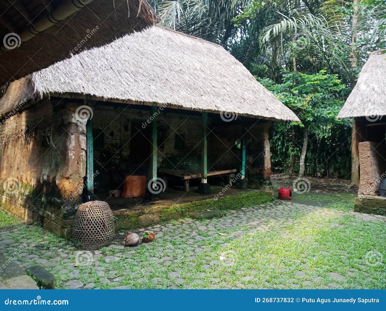 Nice Place at Balinese Traditional House Stock Photo - Image of place ...