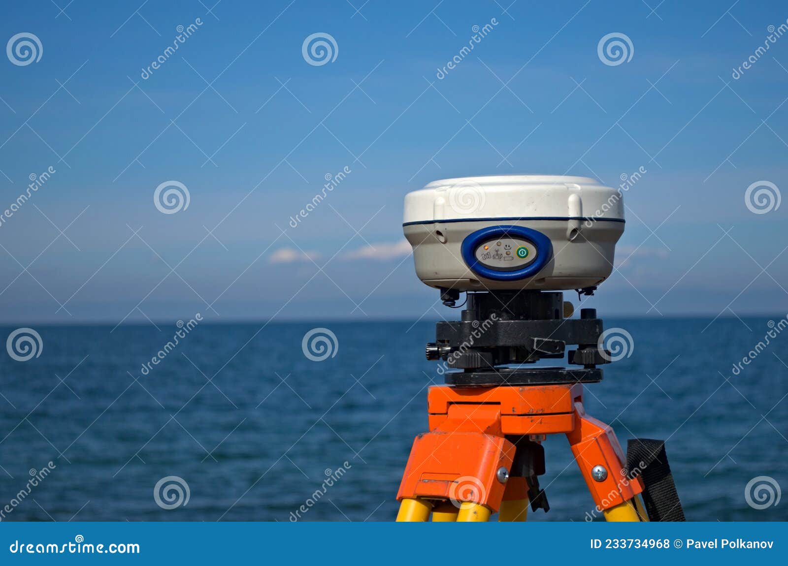 Nice Place To Install Base Station for Survey Stock Photo - Image of ...