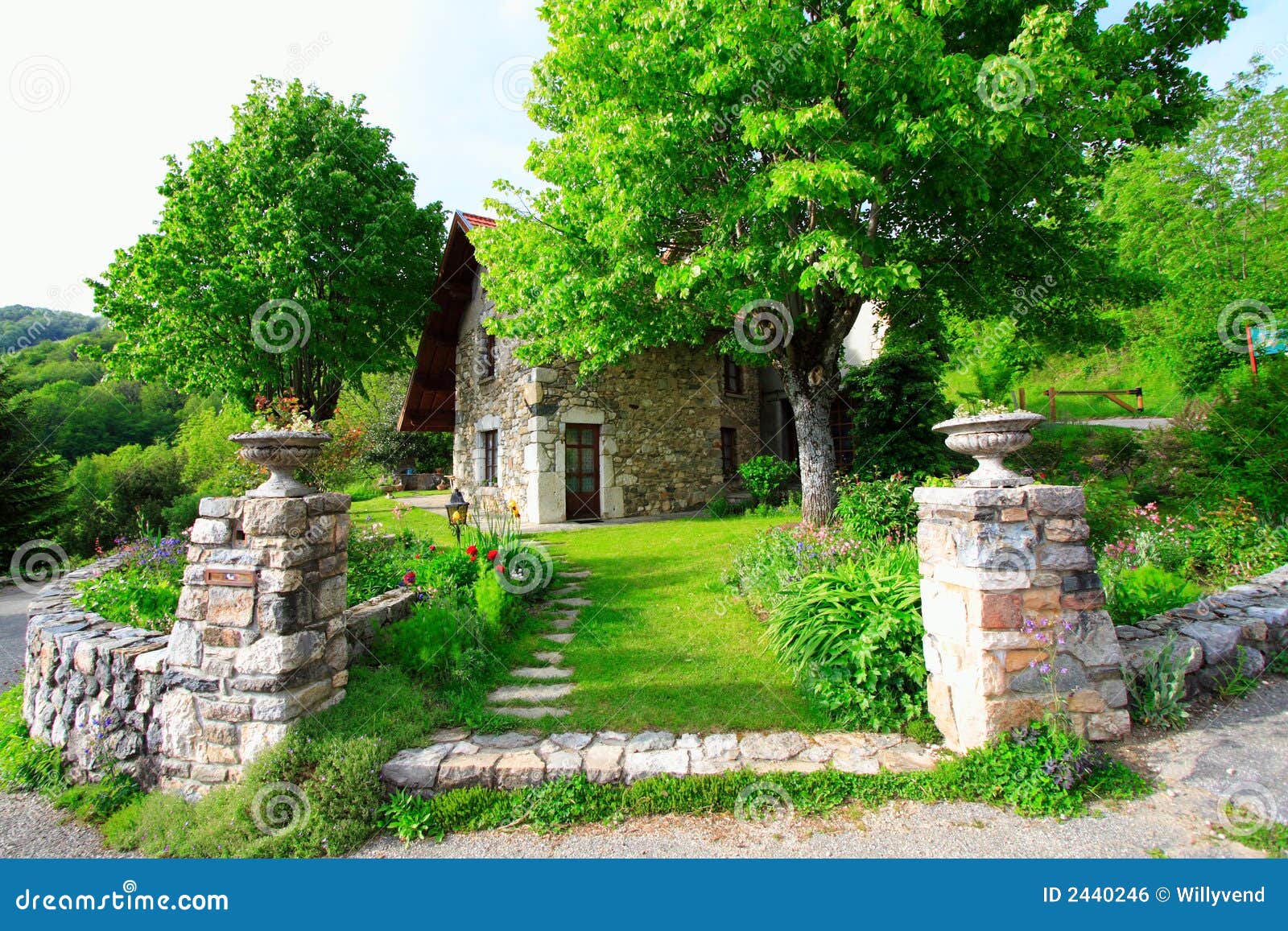 Nice place to rest stock photo. Image of ornament, gardens - 2440246