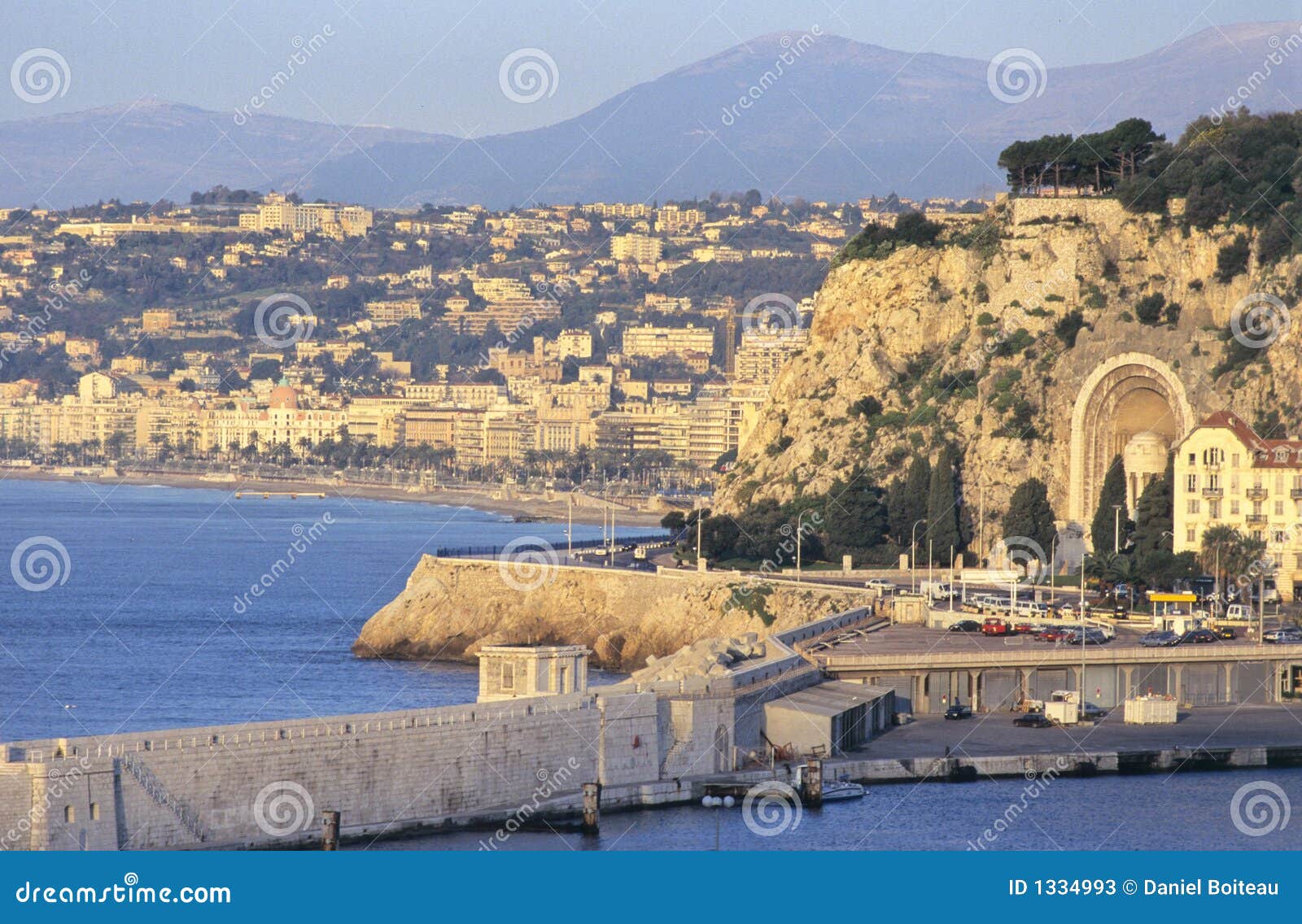 Nice port stock image. Image of coast, beach, mediterranean - 1334993
