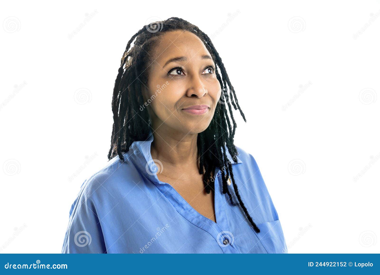 A Nice Portrait of an African Woman Stock Photo - Image of black, head ...
