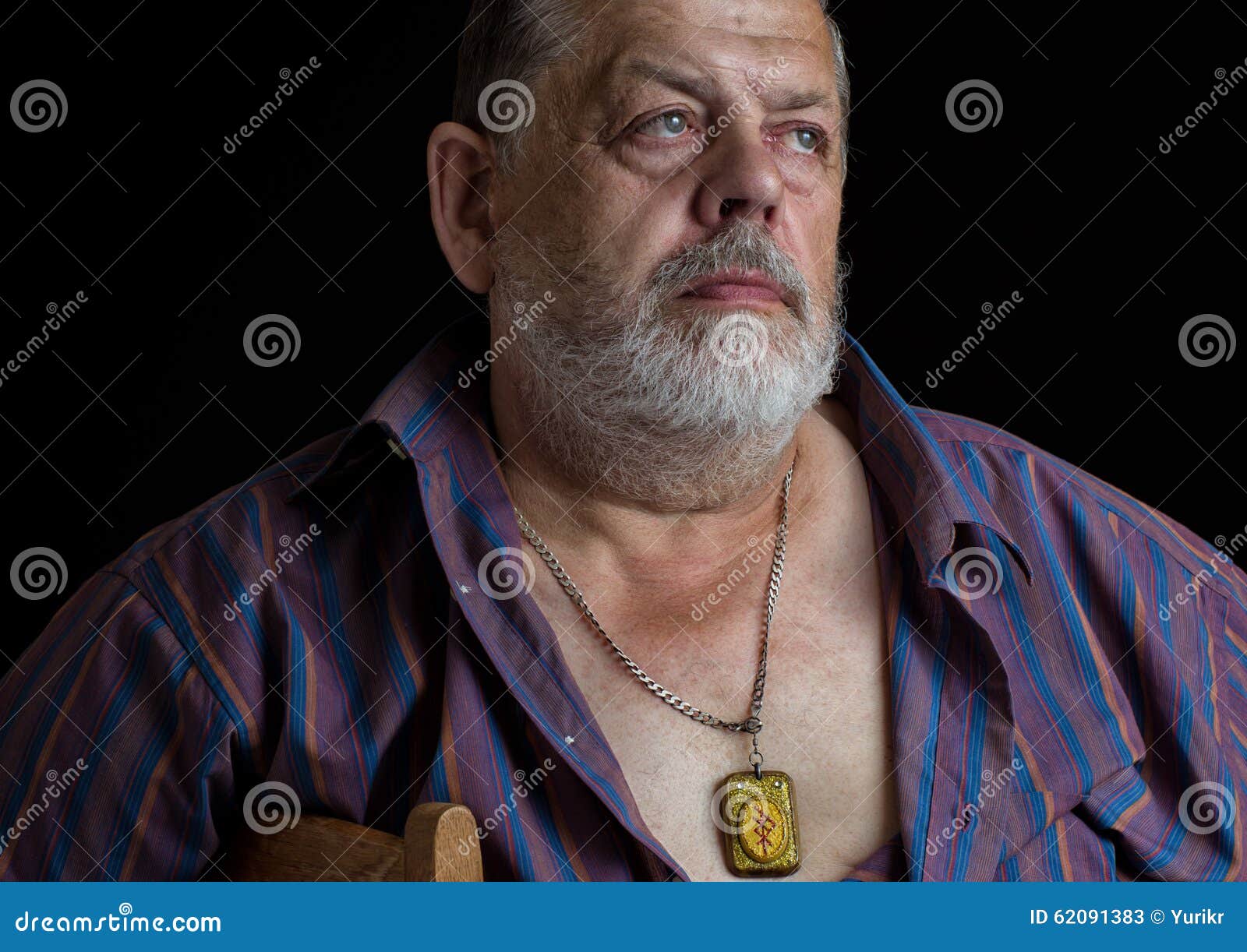Nice Portrait of a Imperious Senior Man Stock Image - Image of darkness ...