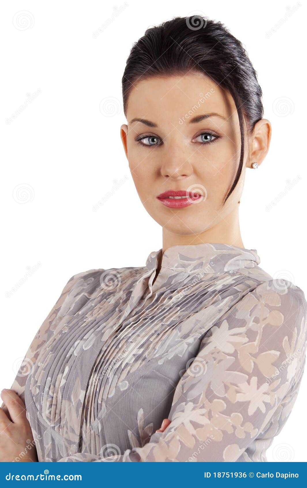 Nice portrait woman stock photo. Image of model, adult - 18751936