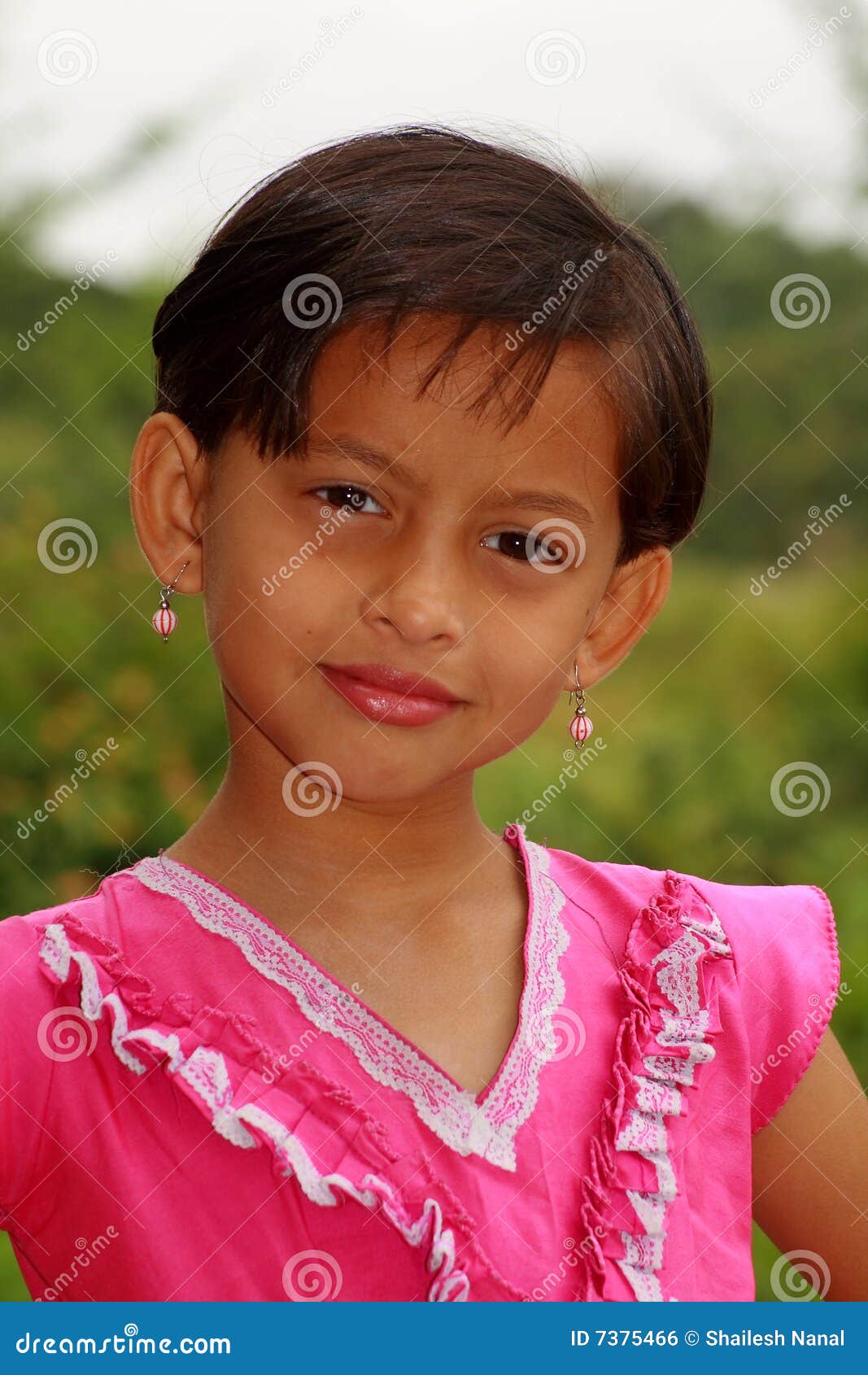 Nice and pretty face stock photo. Image of outdoor, beauty - 7375466