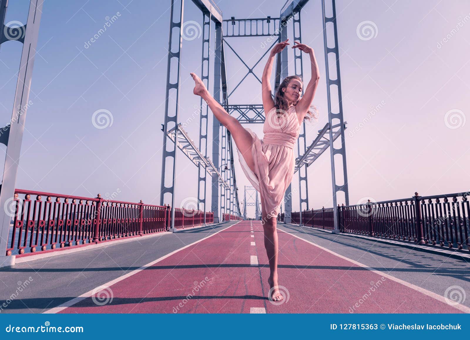 Nice Professional Female Dancer Having a Performance Stock Image ...