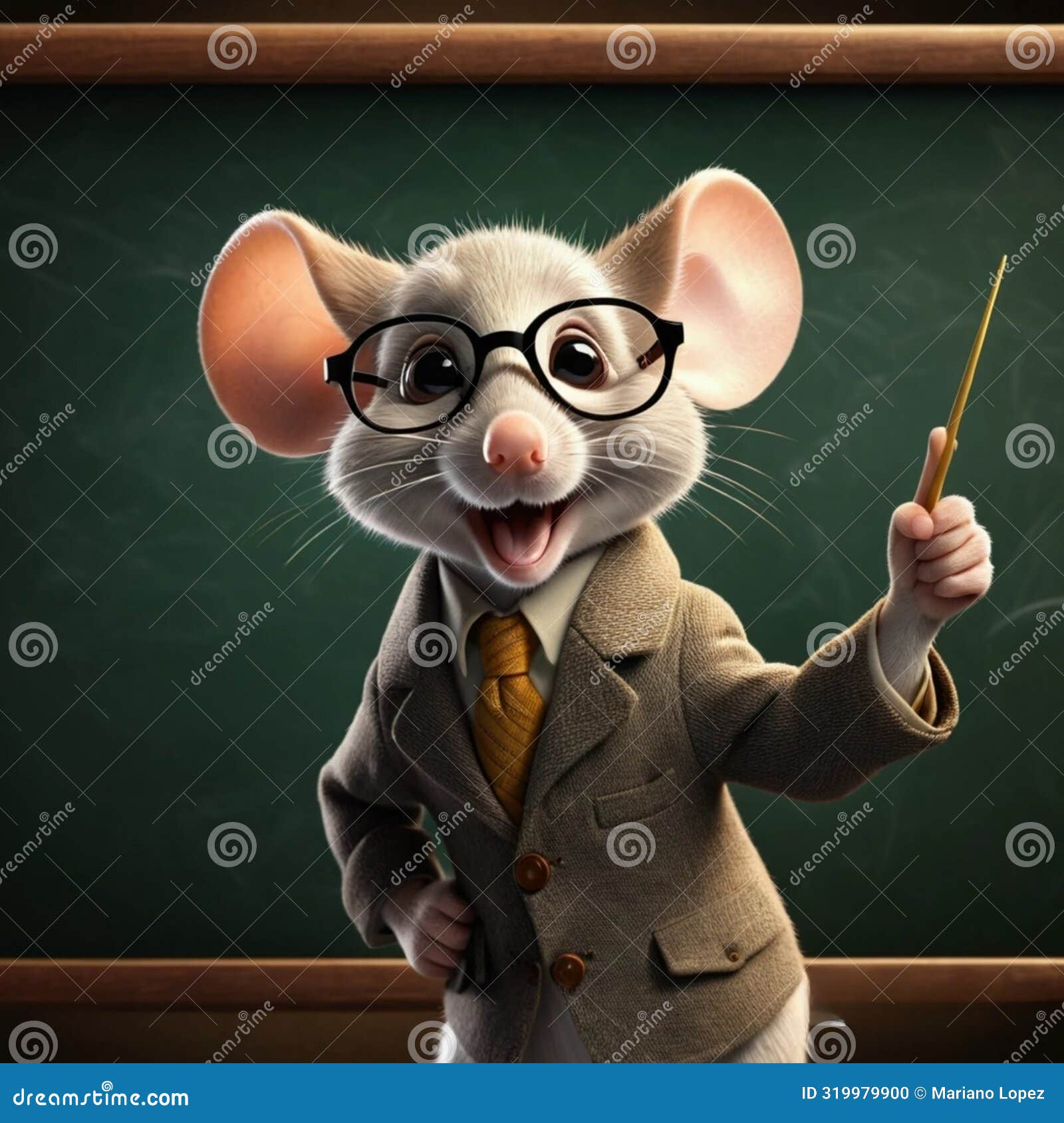 Nice professor mouse stock photo. Image of intellect - 319979900