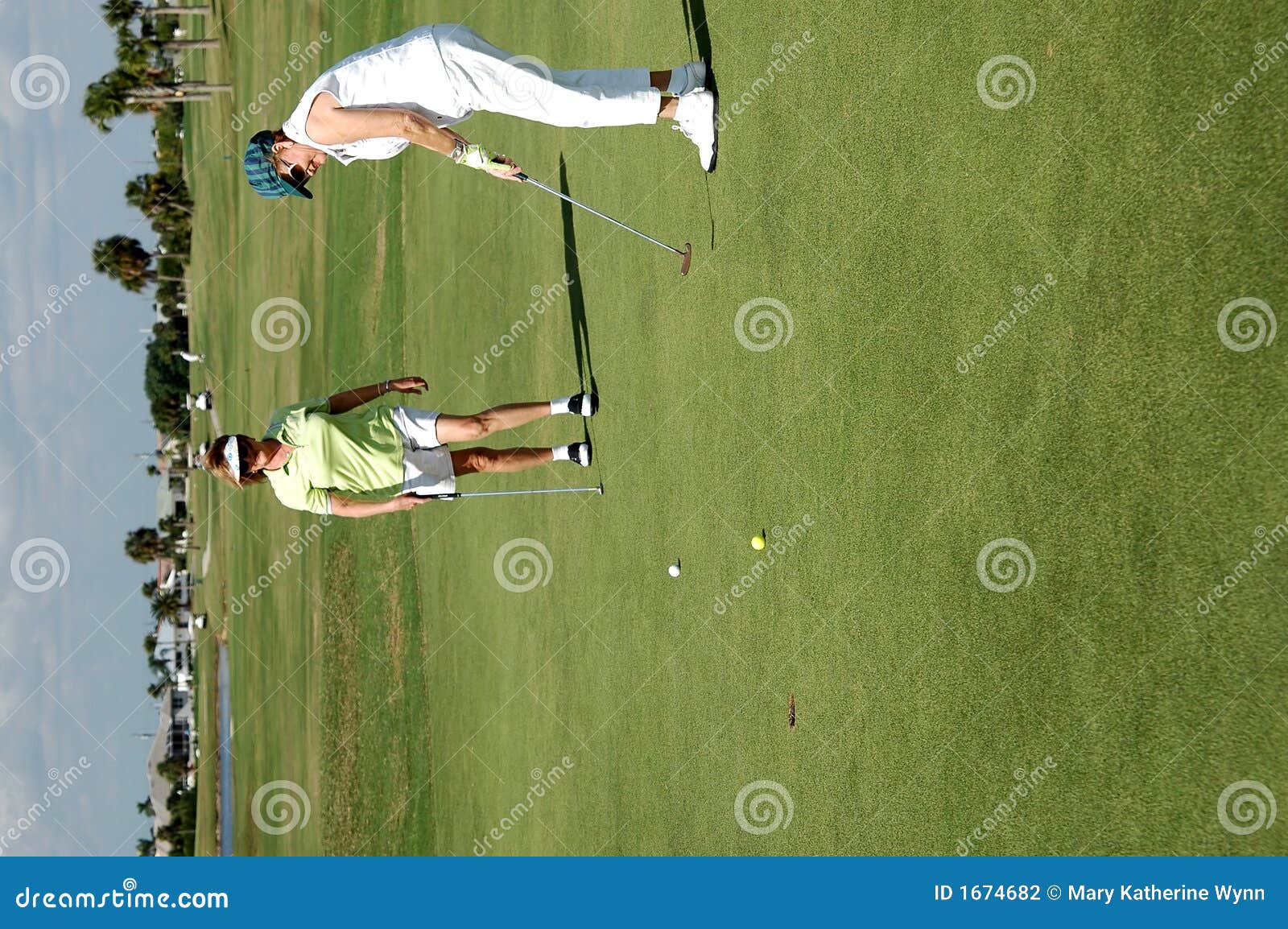 Nice putt stock photo. Image of adult, active, golfing - 1674682