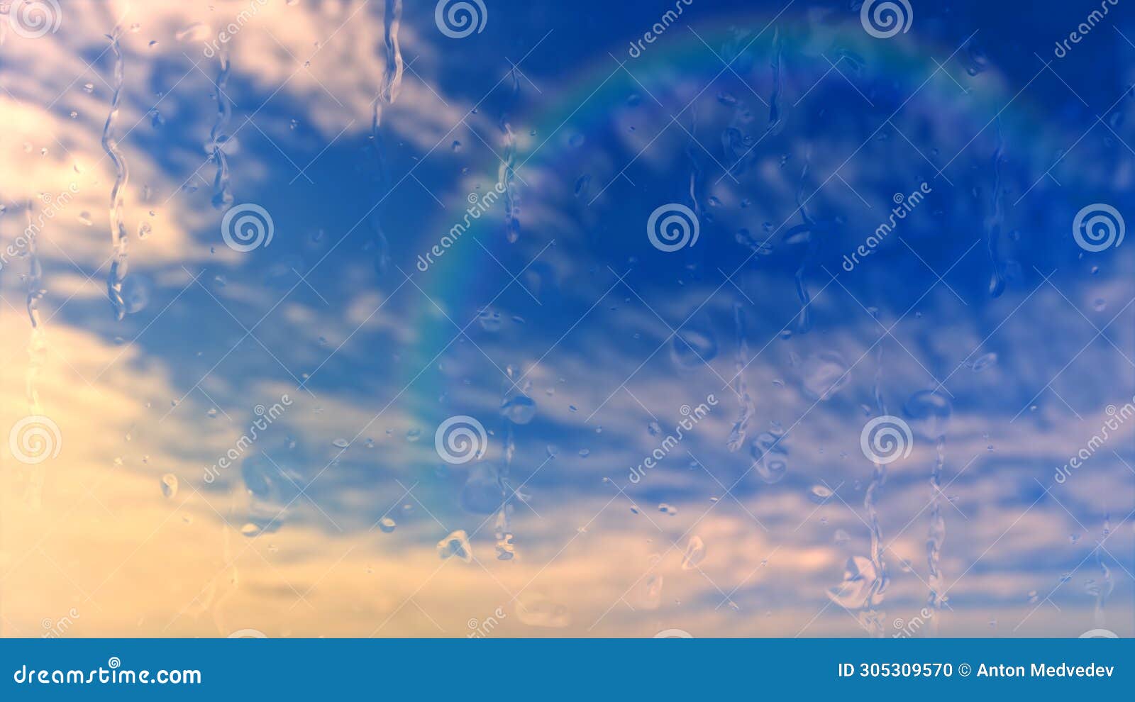 Nice Rainbow With Beautiful Colors Stock Image | CartoonDealer.com ...