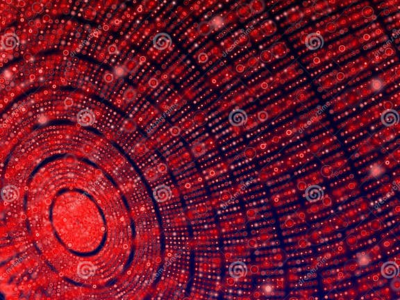 Nice Red Halo Background Universe Stock Illustration - Illustration of ...