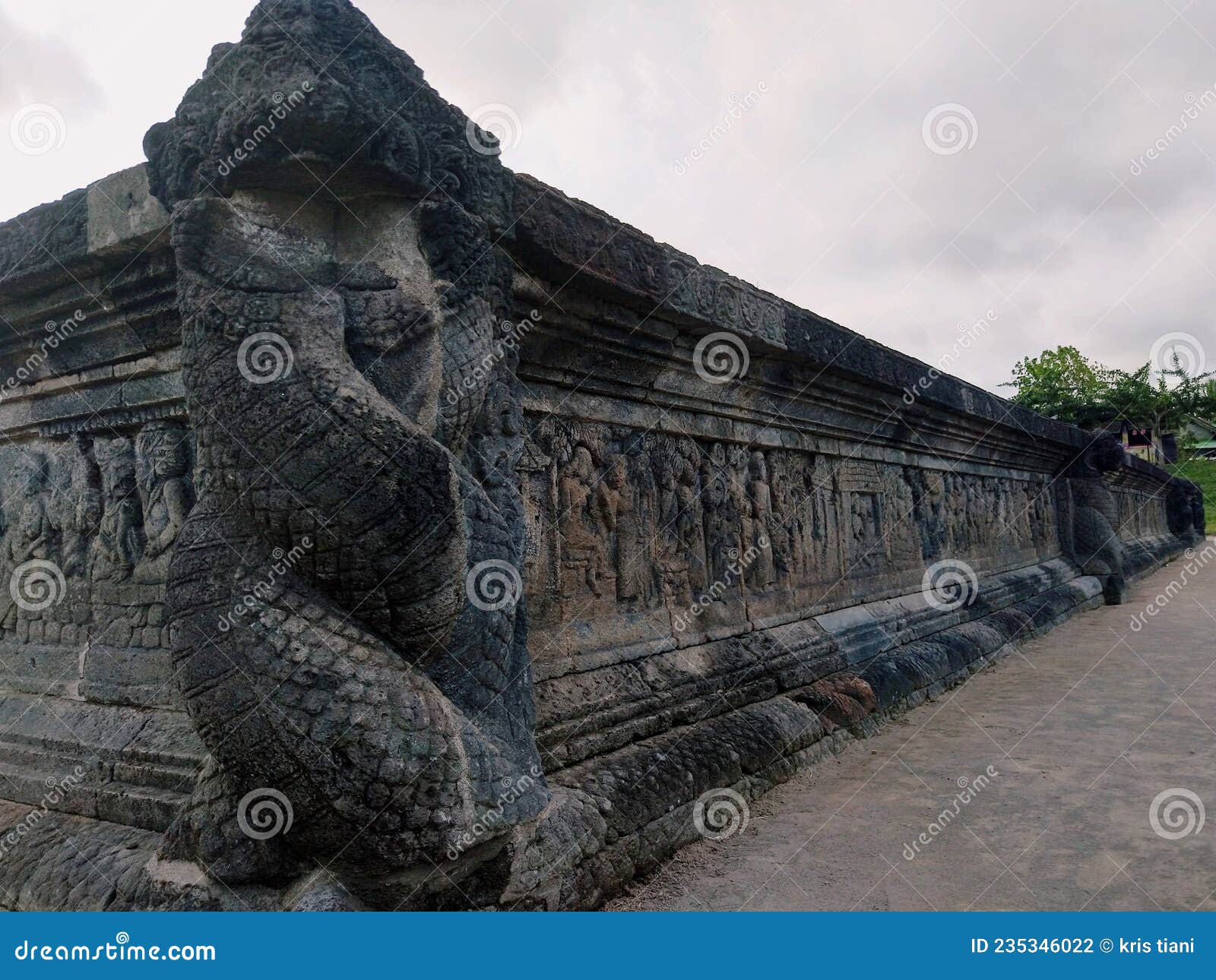 Relief In The Penataran Temple. Royalty-Free Stock Photo ...