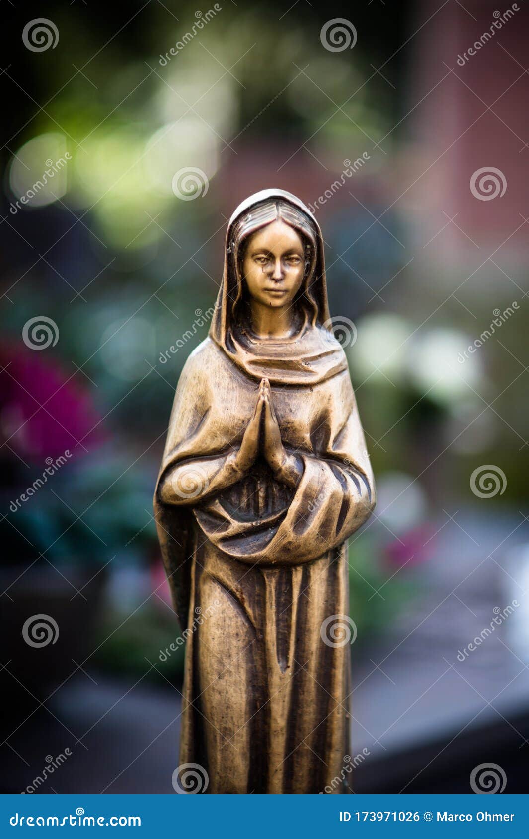Mother mary figure stock photo. Image of prayer, jesus - 173971026