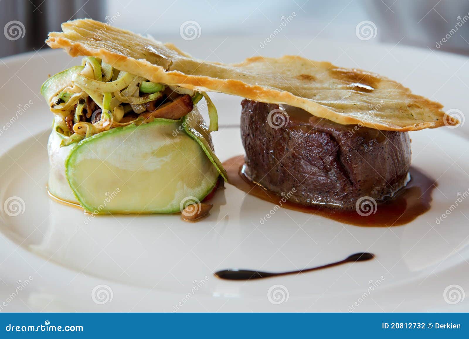 Nice restaurant food stock photo. Image of european, garnish - 20812732