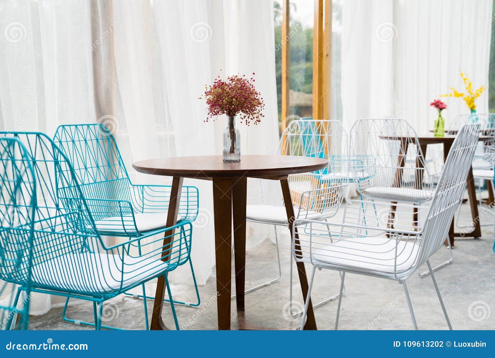 Nice restaurant stock photo. Image of restaurant, seat - 109613202