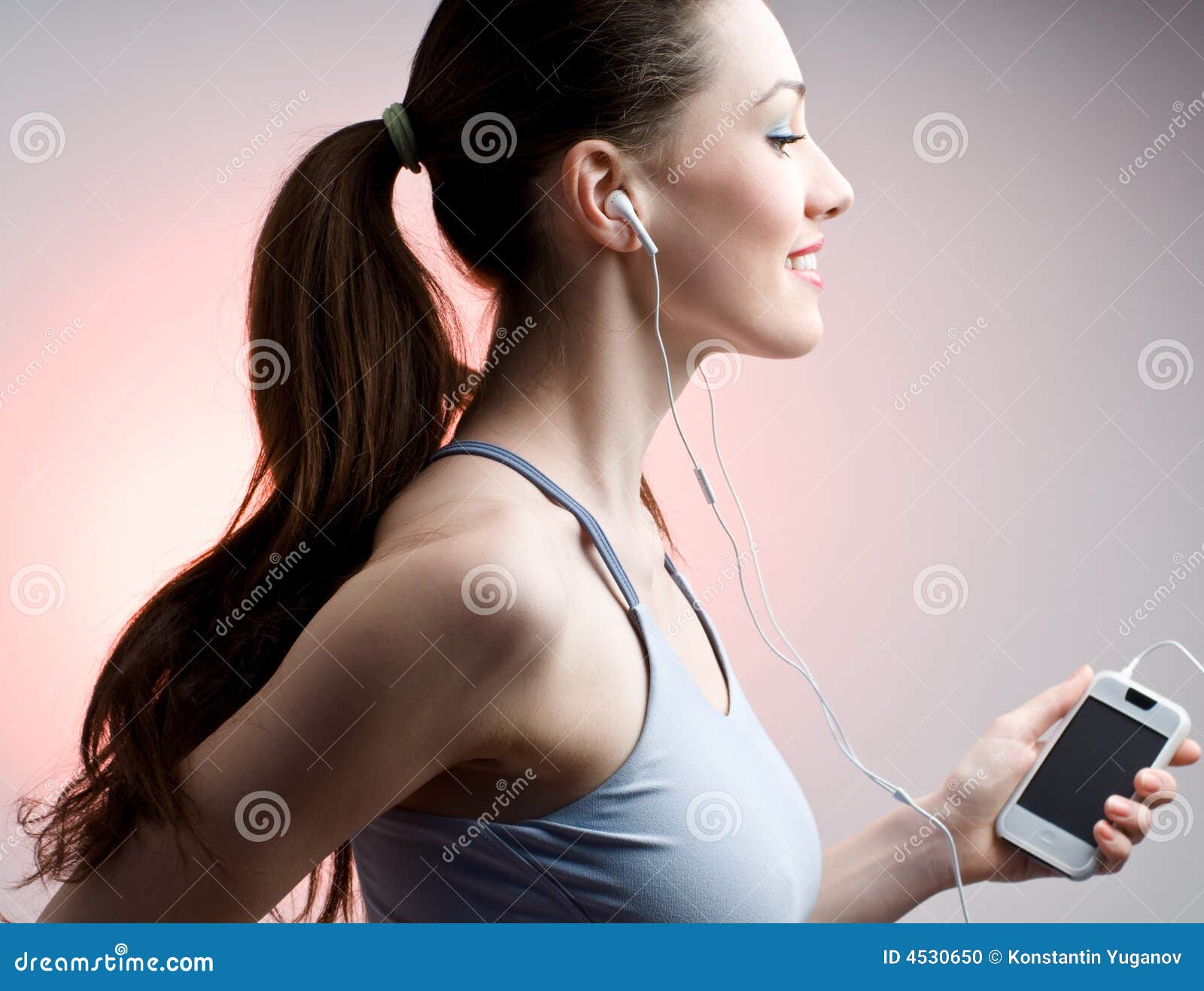 Nice running girl stock photo. Image of action, speed - 4530650