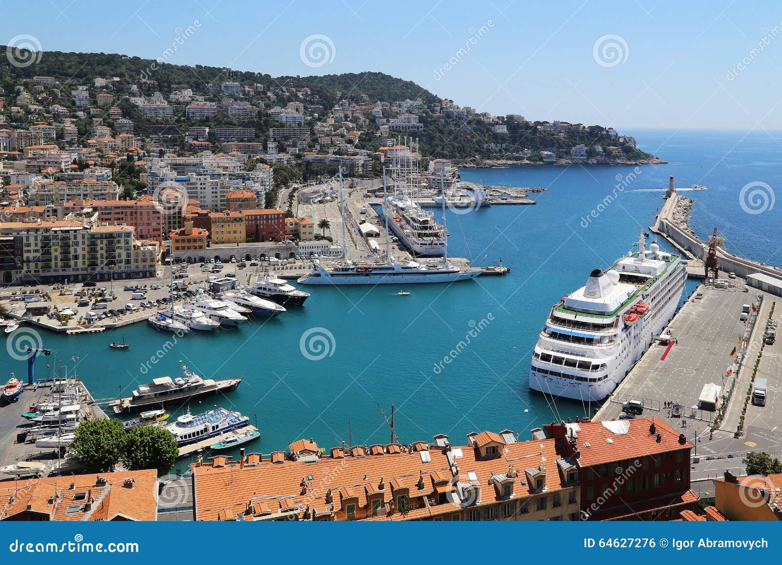 Nice s harbour editorial photo. Image of pier, berth - 64627276