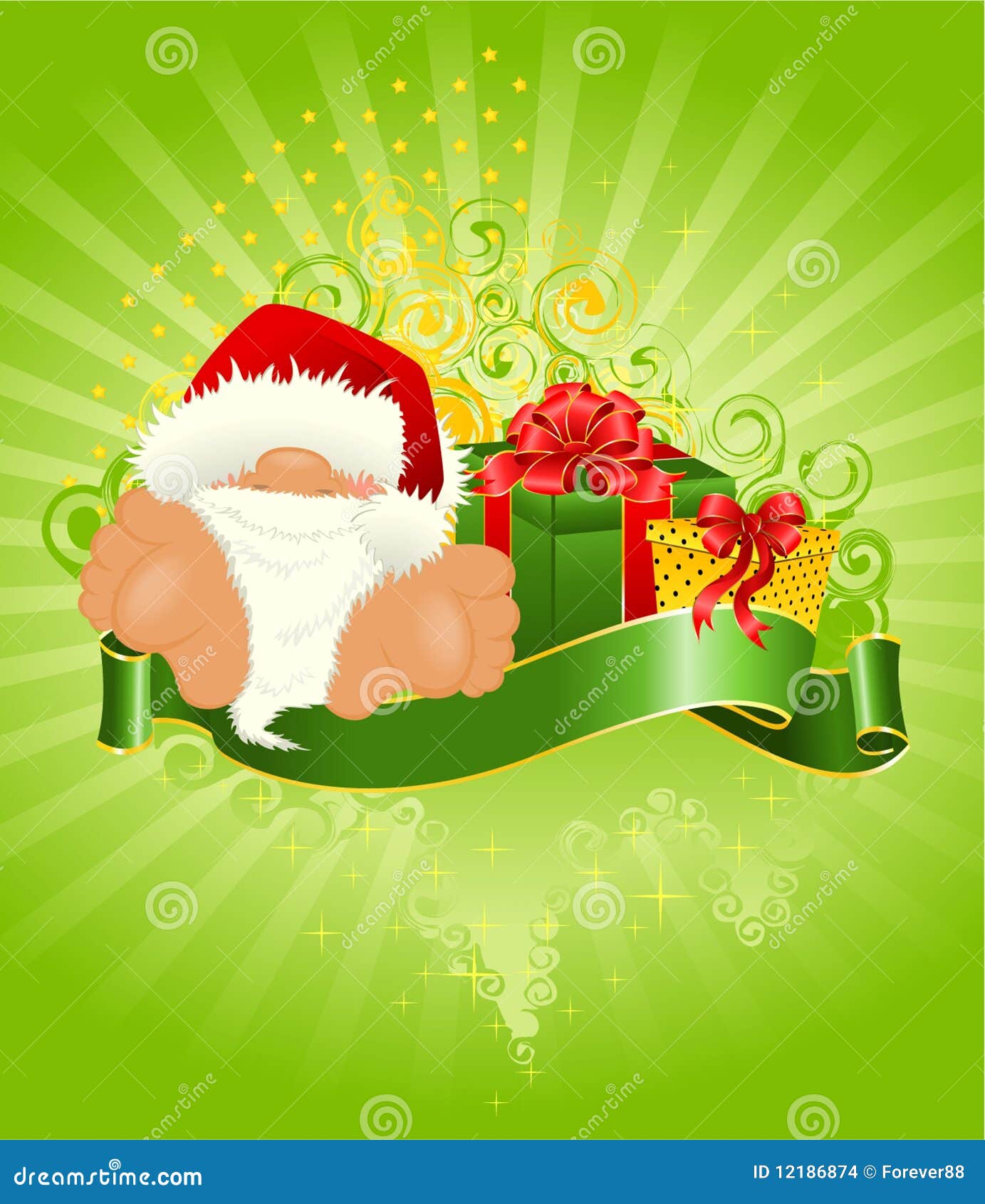 Nice santa Claus stock vector. Illustration of doll, decoration - 12186874