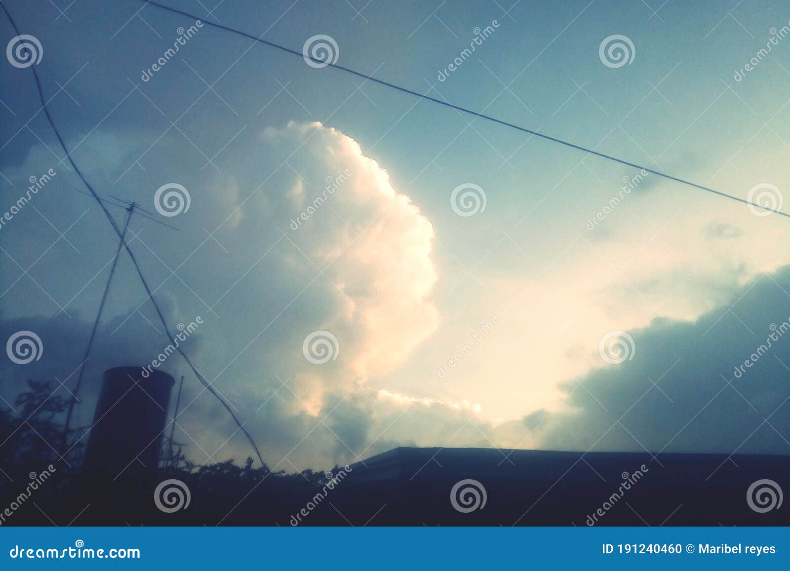Nice shape above sky stock photo. Image of nice, shape - 191240460