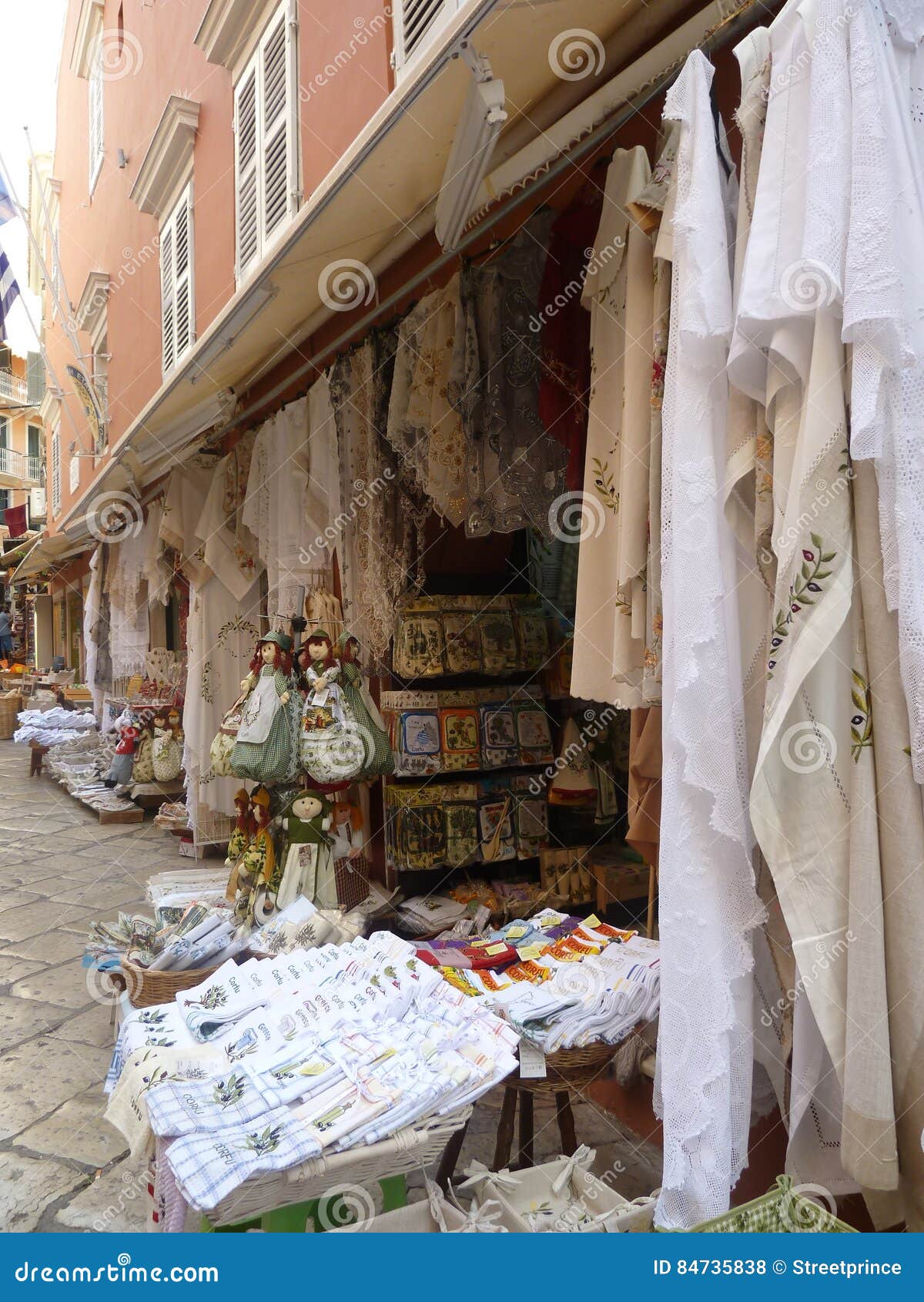 Nice shopping street editorial stock photo. Image of light - 84735838