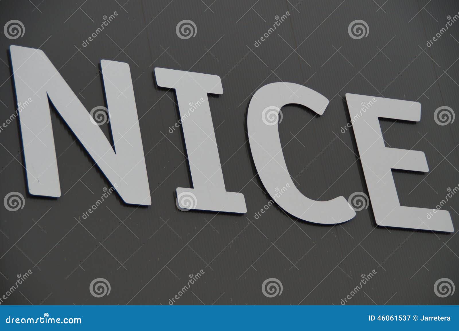 Nice sign - signage stock image. Image of sign, signage - 46061537