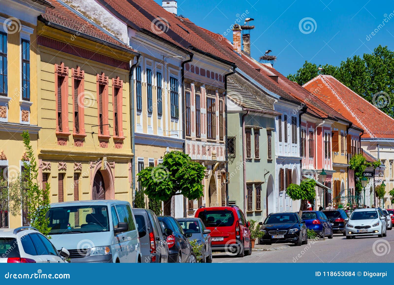 Nice Small Austrian Village Rust Editorial Stock Image - Image of ...