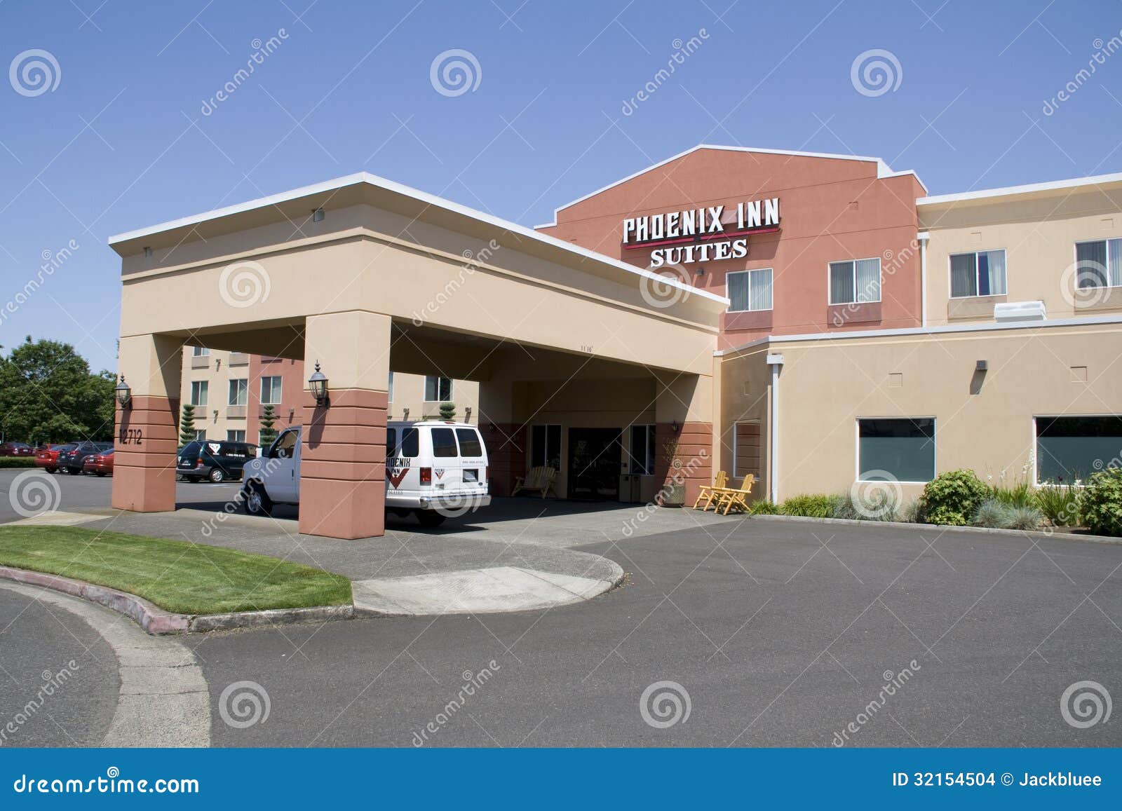Nice small hotel inn editorial stock image. Image of front - 32154504