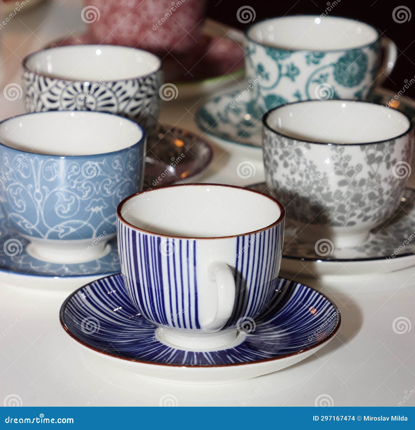 Nice small mugs still life stock photo. Image of brown - 297167474