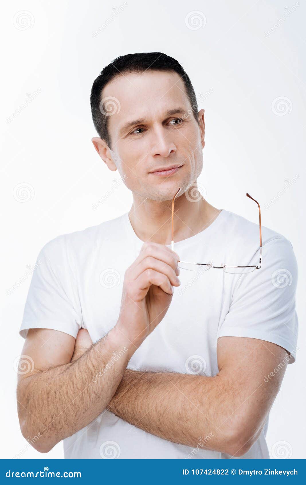Nice Smart Man Looking for a Solution Stock Photo - Image of person ...