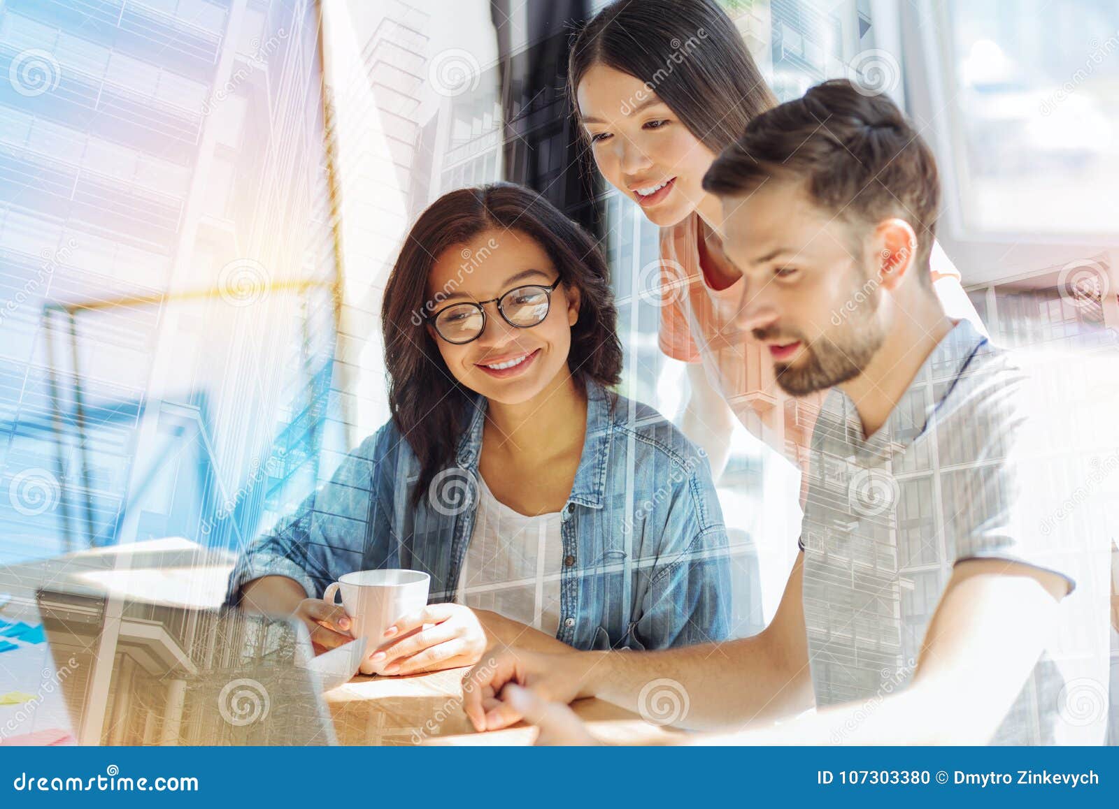 Nice Smart People Working in the Office Stock Photo - Image of exposure ...