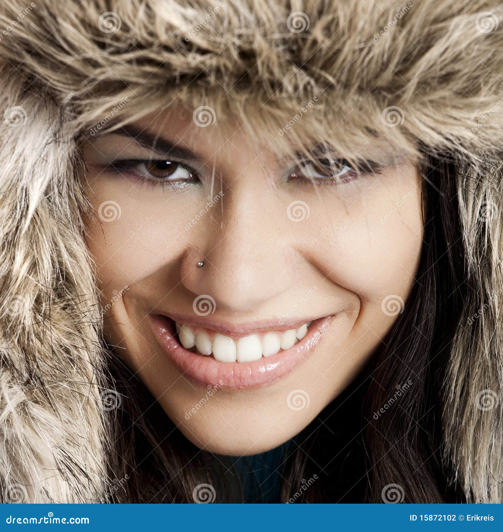 Nice smile stock photo. Image of friendly, cute, female - 15872102