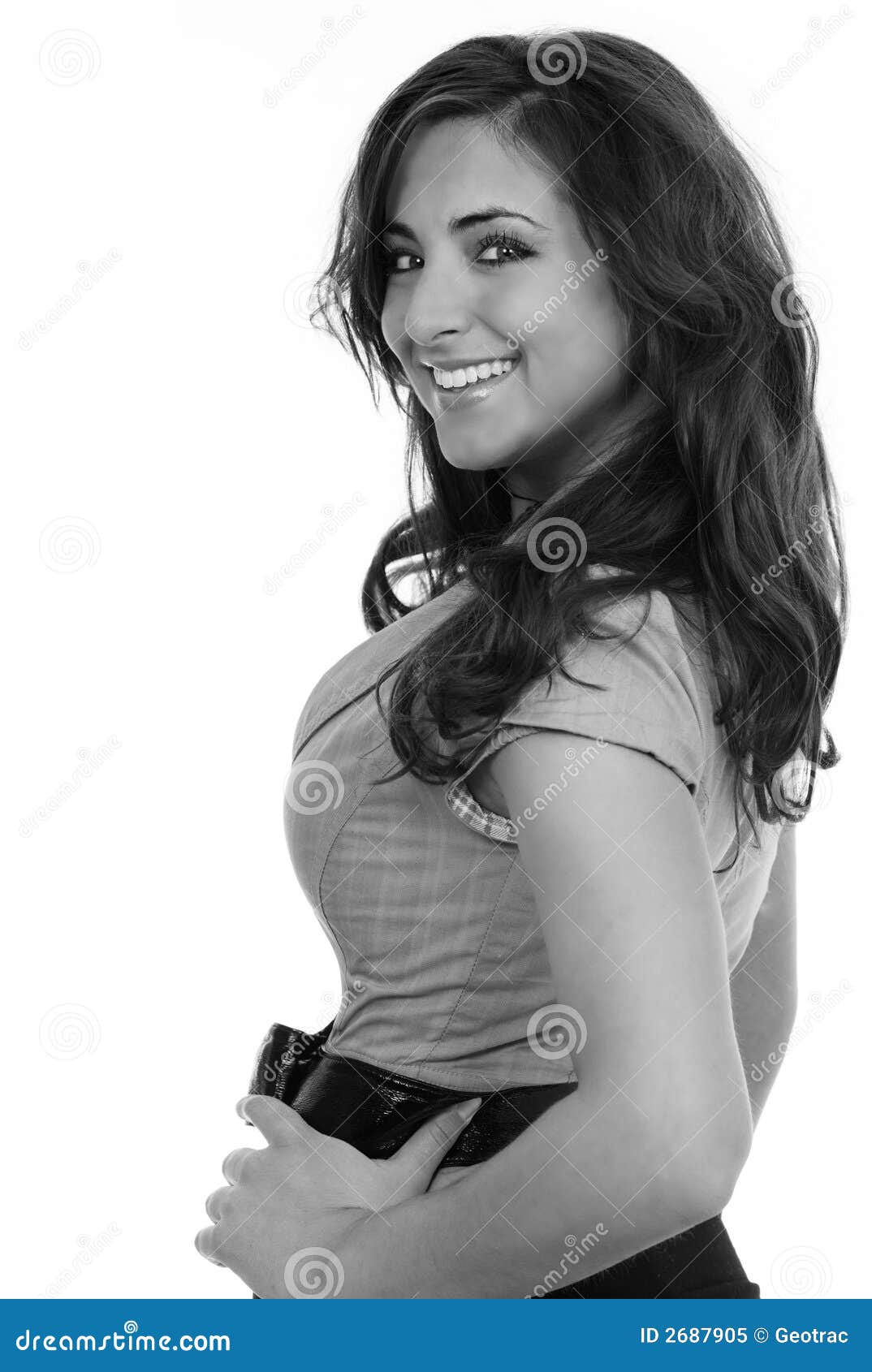 Nice smile stock image. Image of cute, female, smiling - 2687905