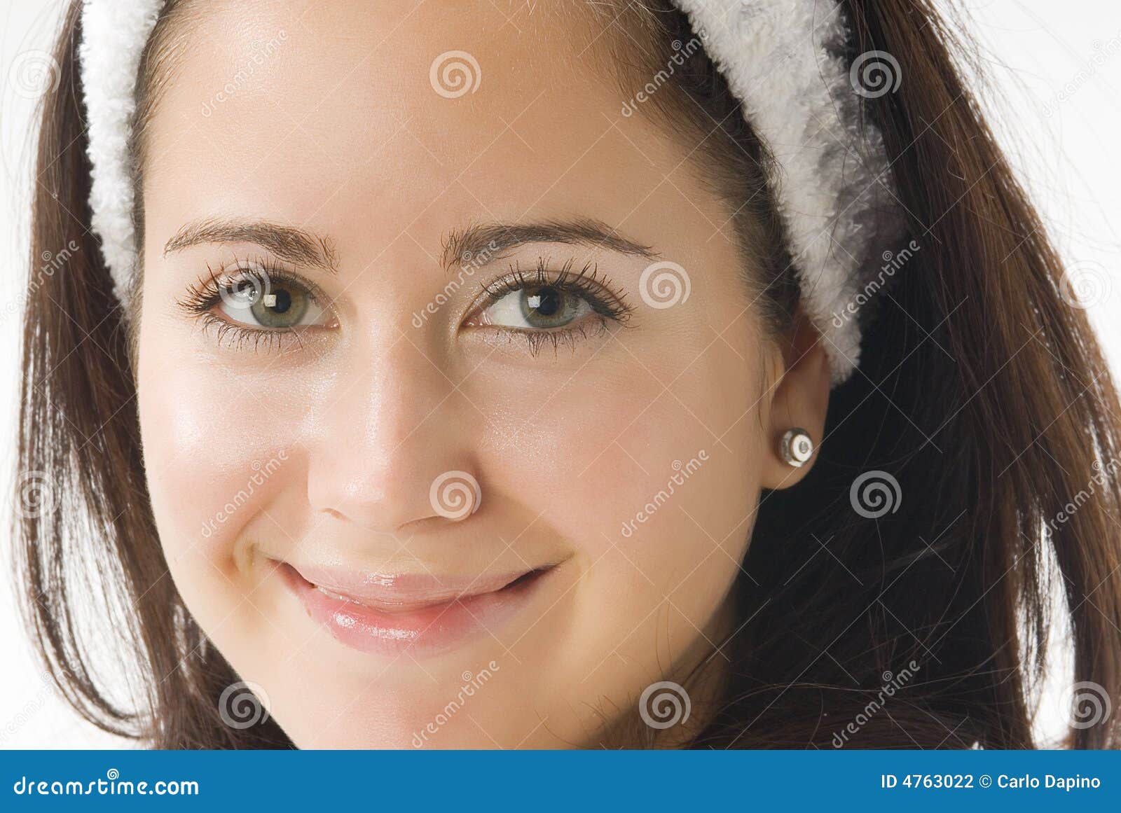 Nice smile stock photo. Image of lips, brunette, lovely - 4763022