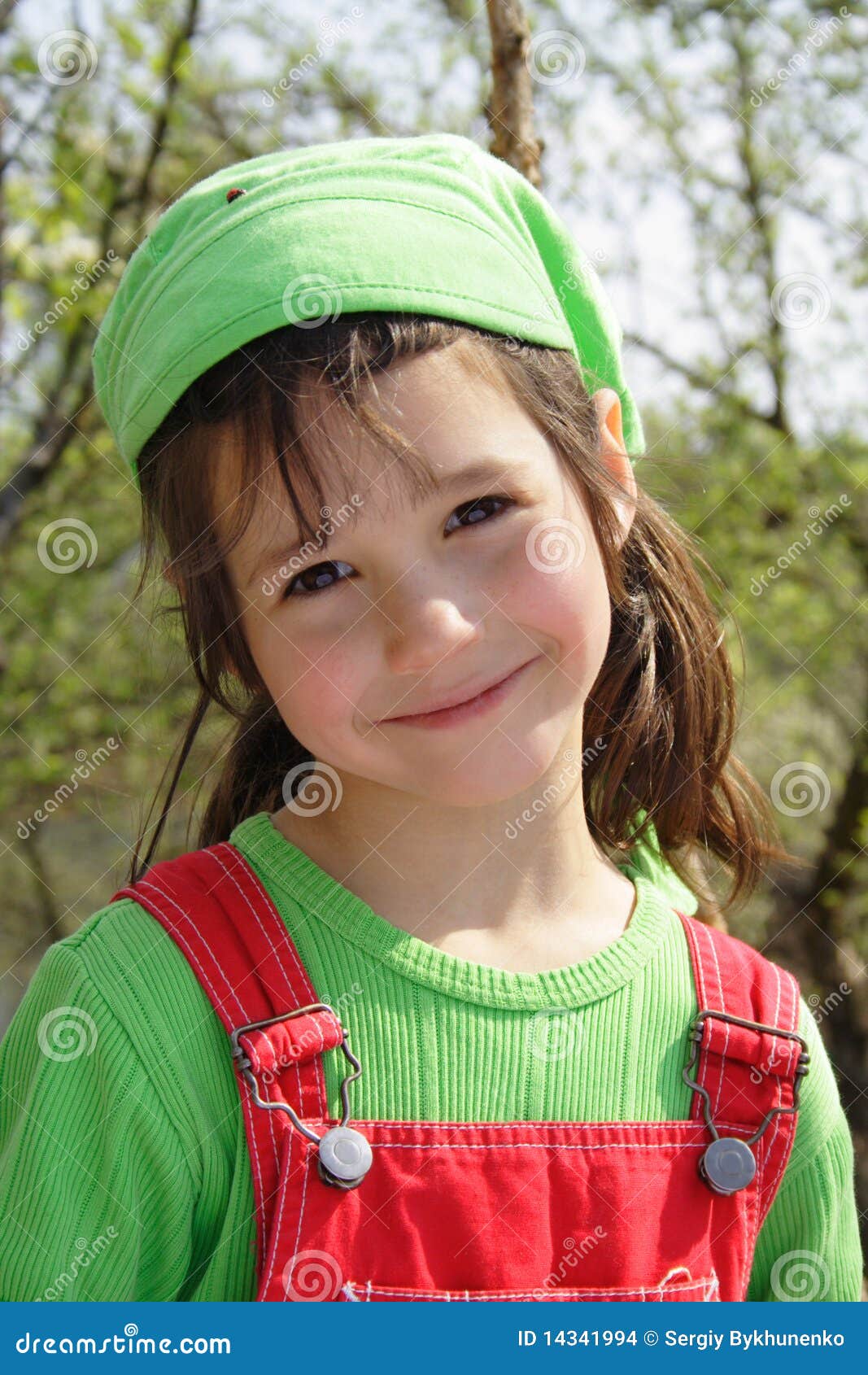 Nice smiling little girl stock photo. Image of girl, cute - 14341994