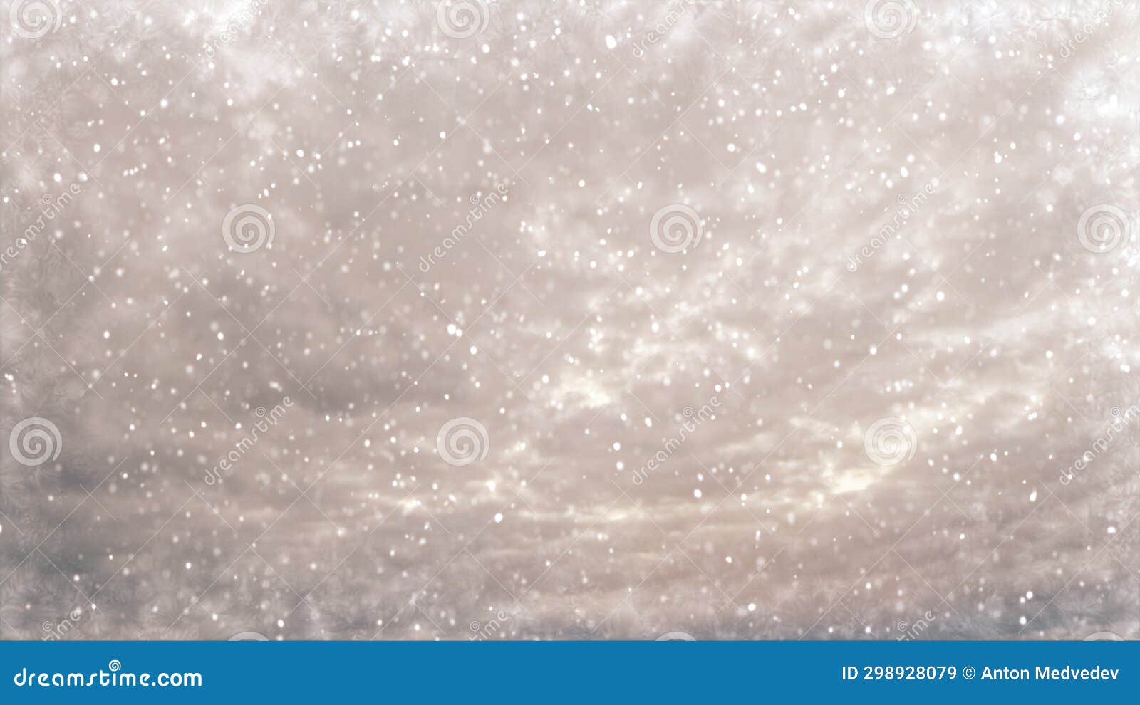 Nice Snow Fall on Clouds on Sky Bg - Photo of Nature Stock Image ...