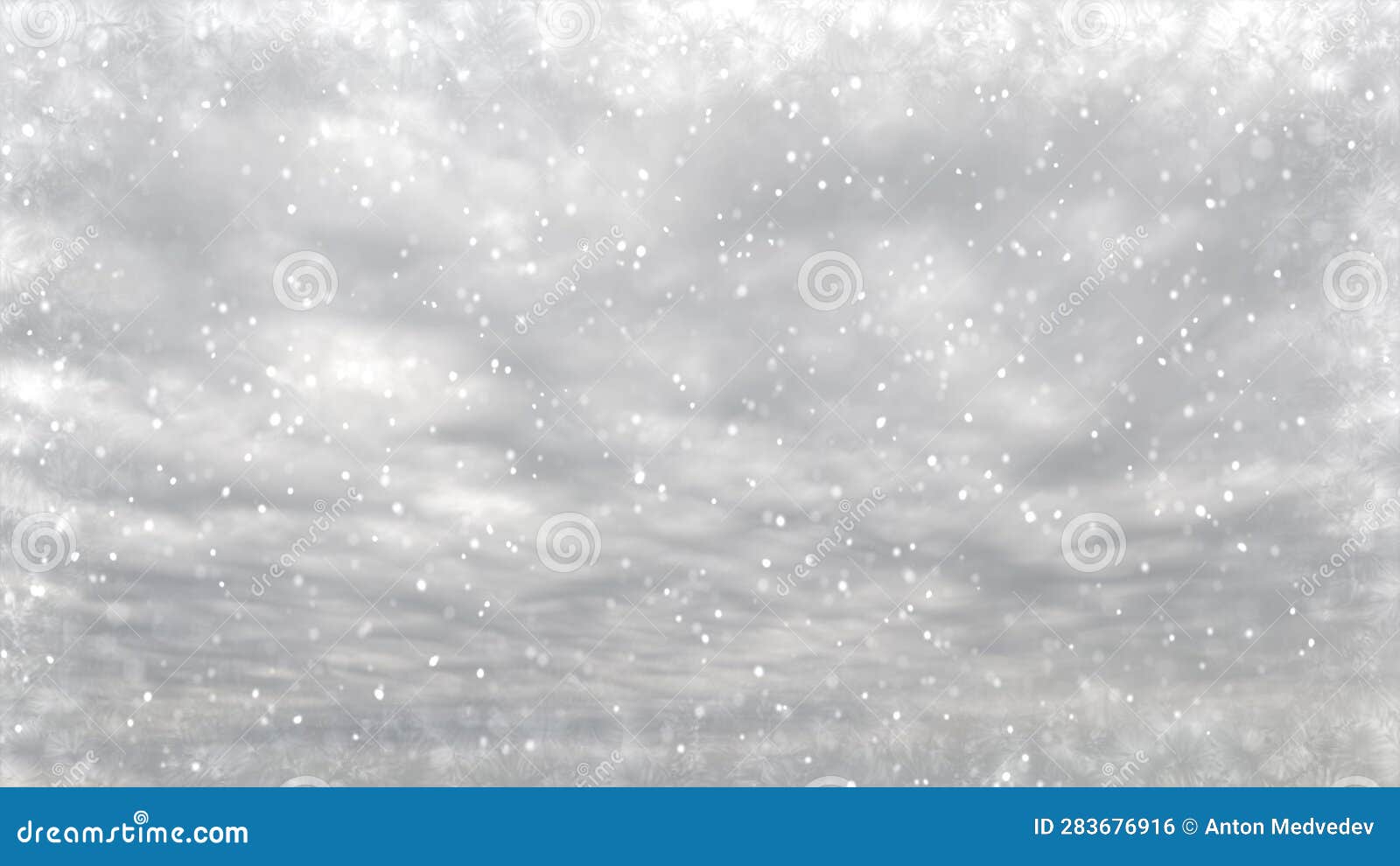Nice Snowfall on Clouds on Sky Background - Photo of Nature Stock Photo ...